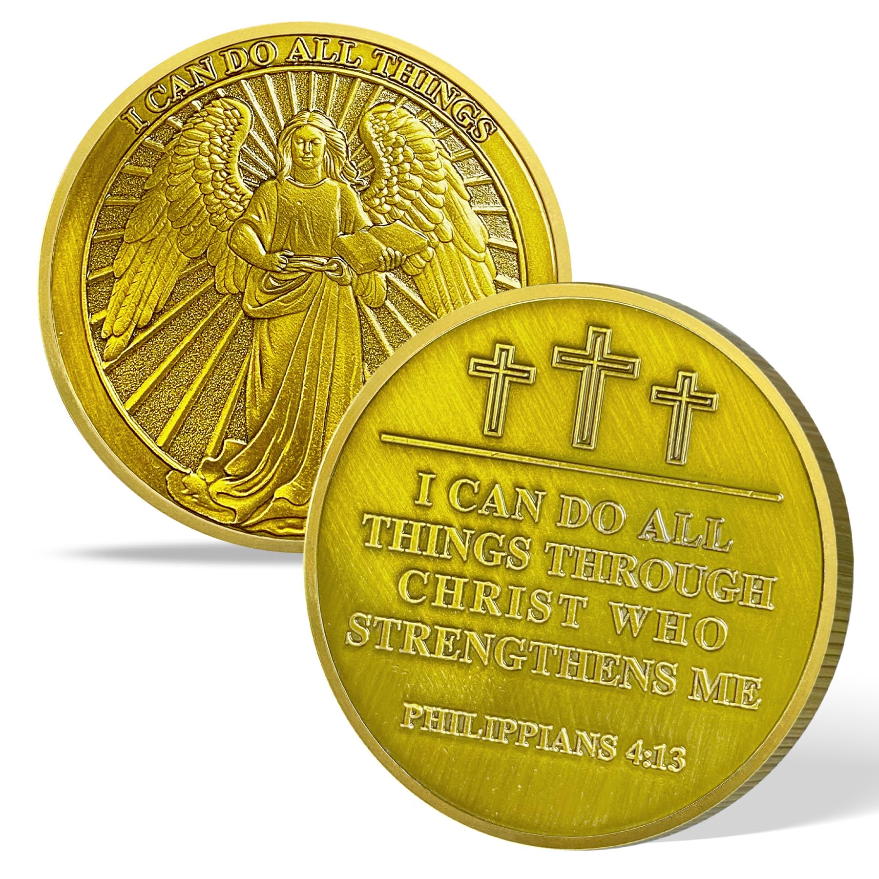 Jesus Inspirational Coins Angel Radiance Religious Coin Gifts Set ...