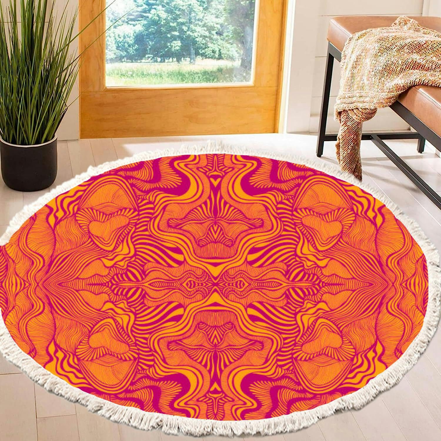 Orange Circle Outline