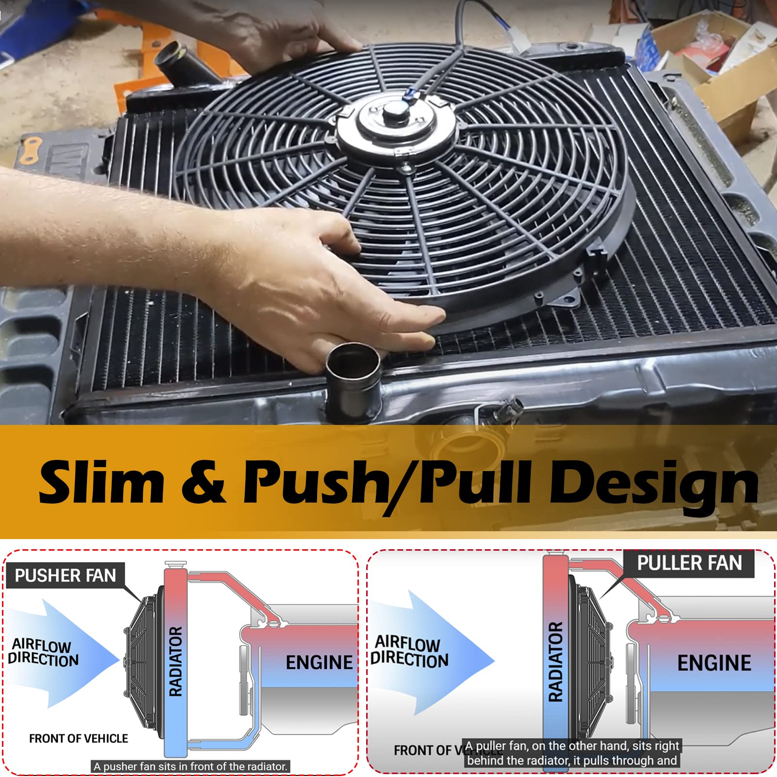 Universal Electric Fan Kit