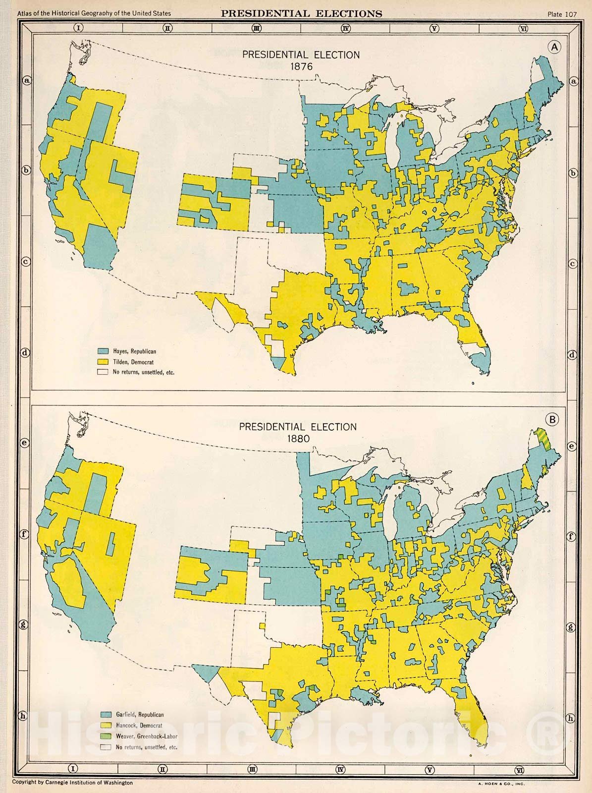 Election Of 1876 Map