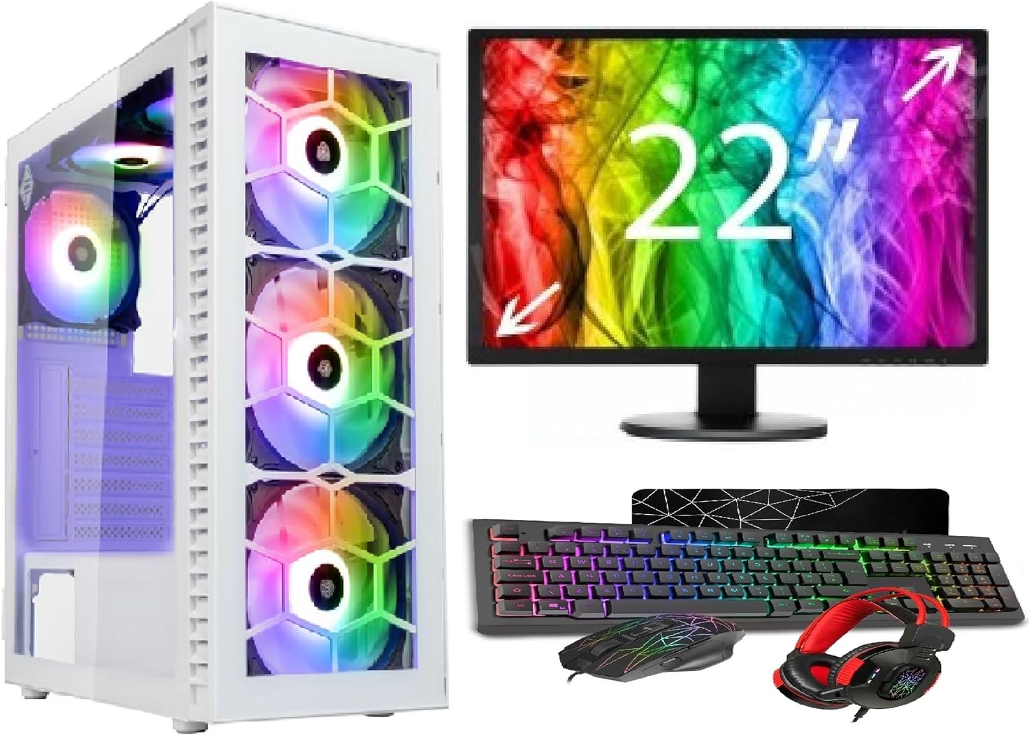 ASCTECHNOLOGY ASC Gaming PC - 22" Monitor Bundle - Intel Core i5 2400 ...