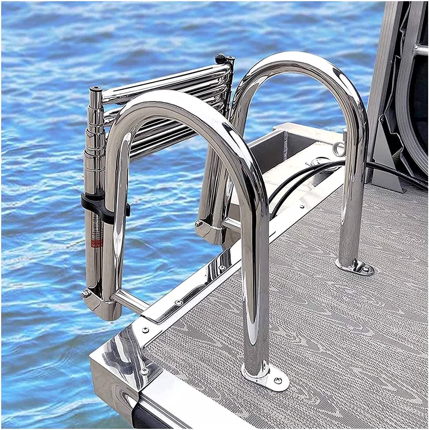 4 Step Stainless Steel Sub Platform Sliding Board For Boarding ...