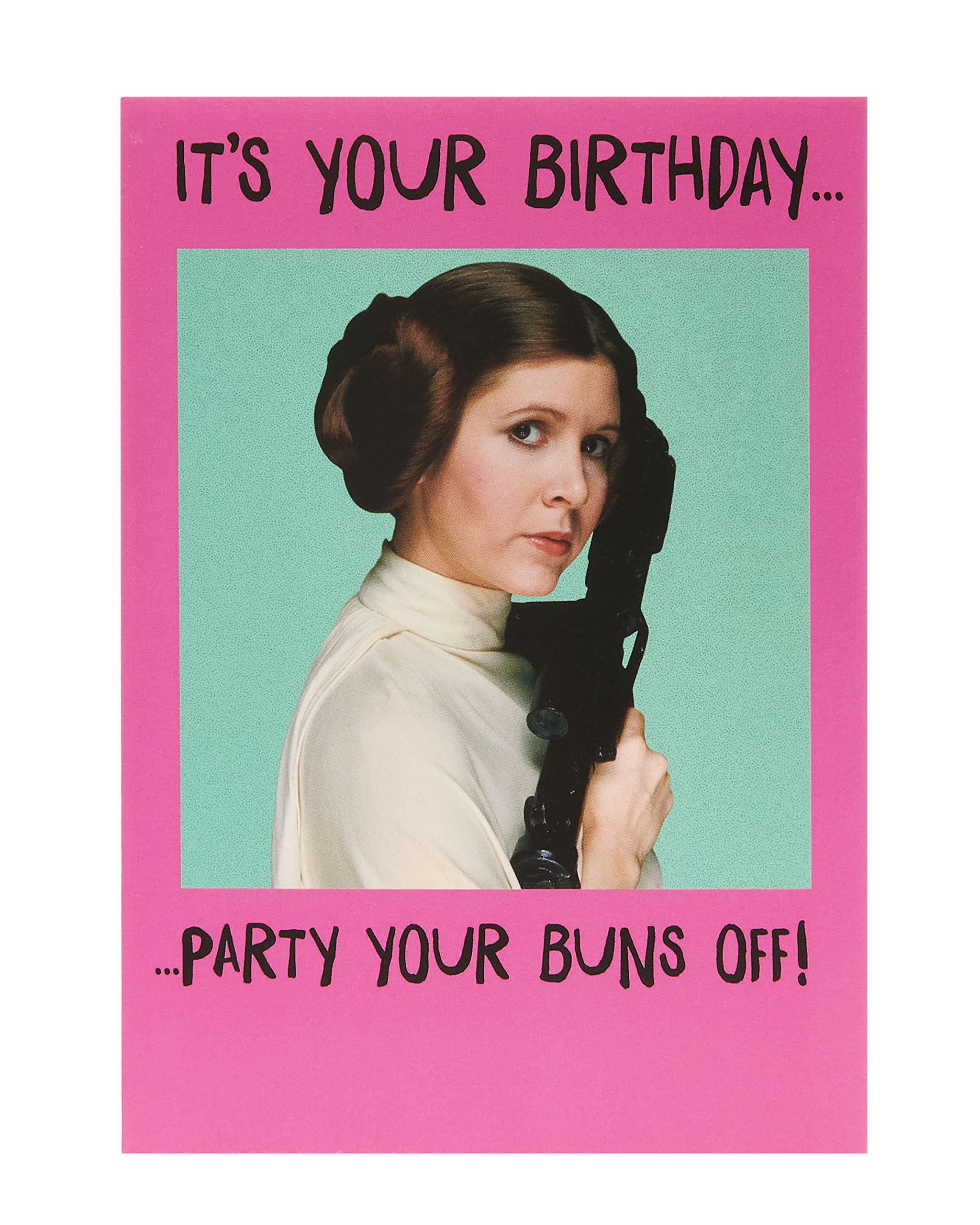 Princess Leia Birthday Card STAR WARS PRINCESS LEIA BIRTHDAY CARD