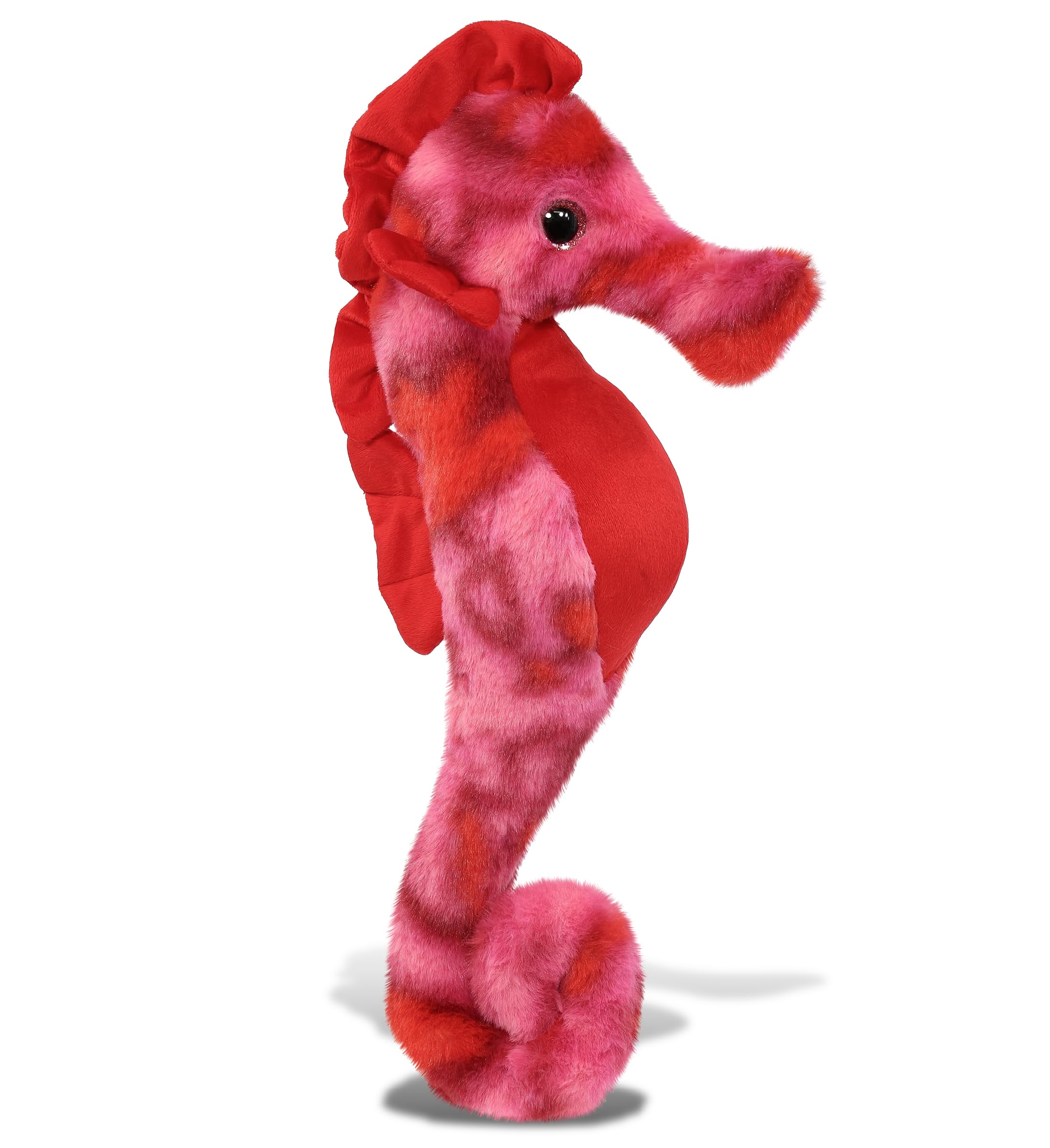 Amazon.com: DolliBu Pink Tie-Dye Seahorse Super Soft Stuffed Animal ...