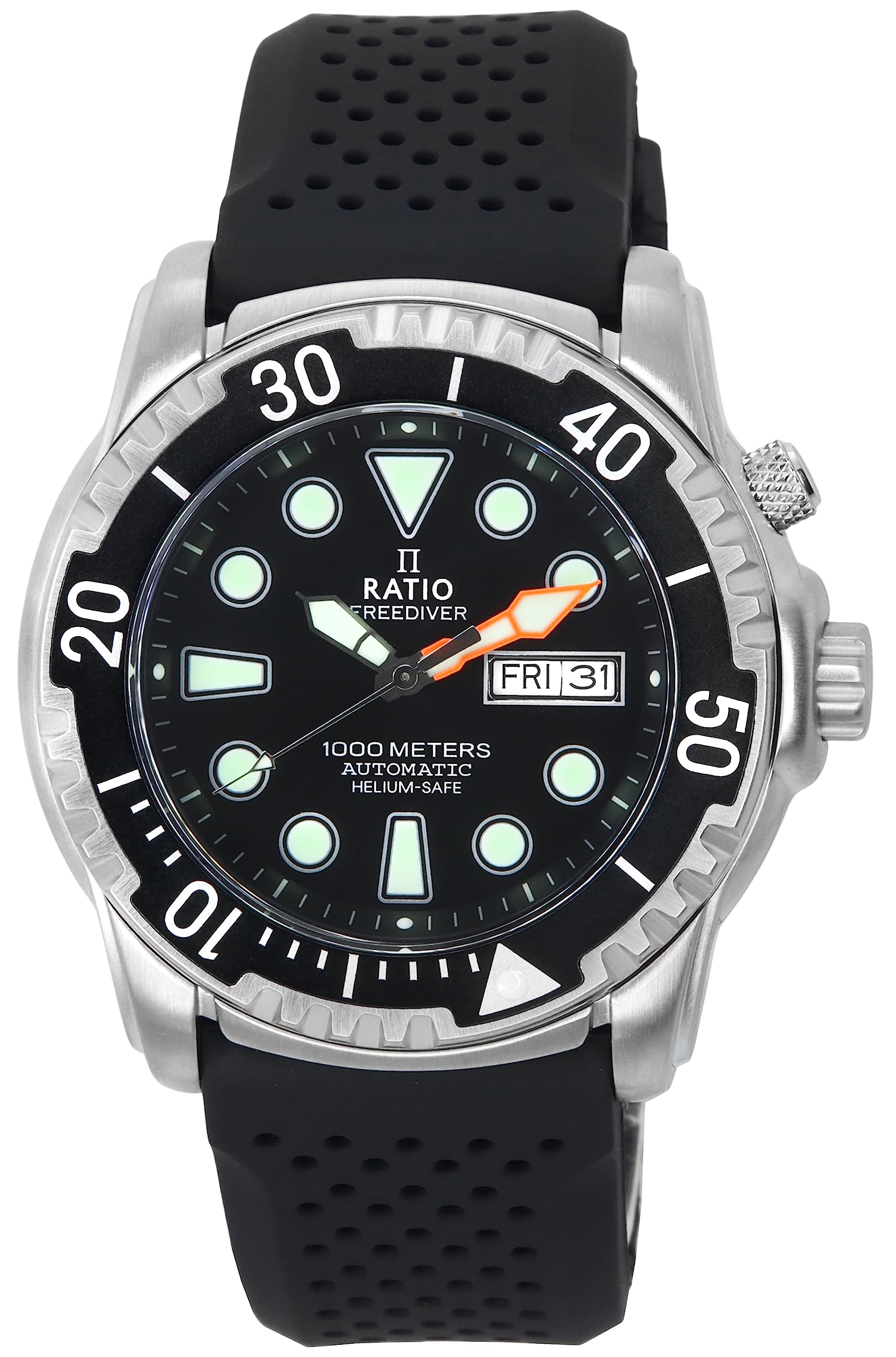 Amazon.com: RATIO FreeDiver Helium-Safe Dive Watch Sapphire Crystal ...