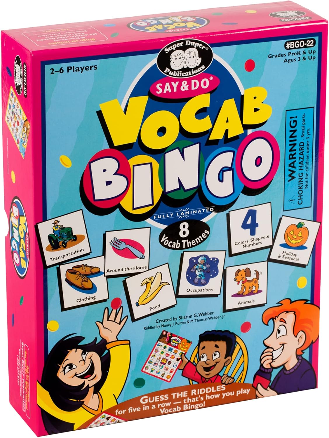 Amazon.com: Super Duper Publications | Say & Do Vocabulary Bingo Game ...