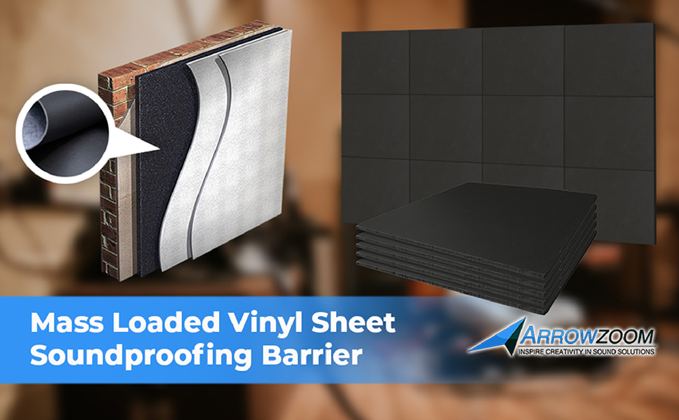 Watch Mass Loaded Vinyl MLV Soundproofing Recording Acoustic Panel on ...