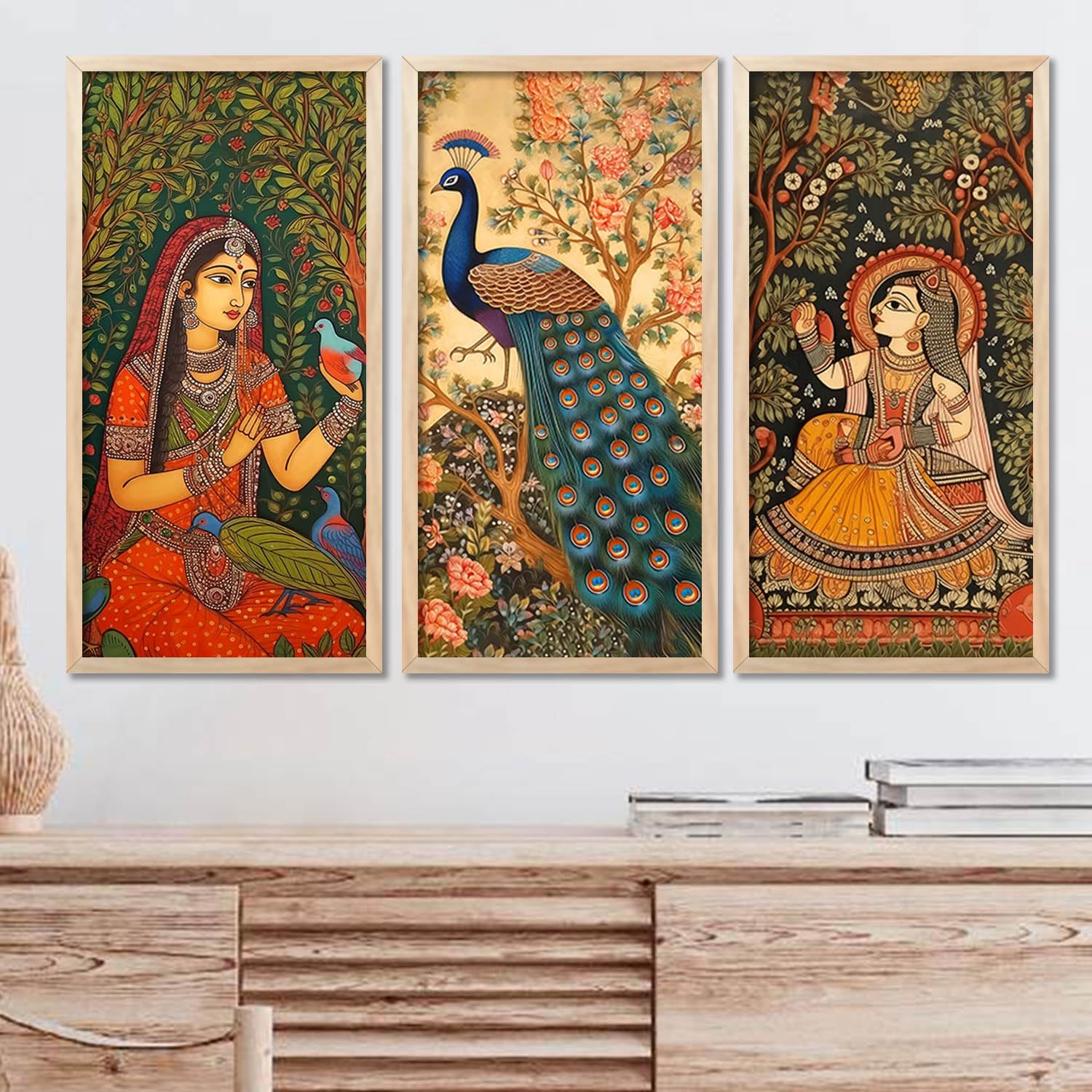 Indian Art Paintings Untitled, Charcoal & Acrylic On Canvas, Indian