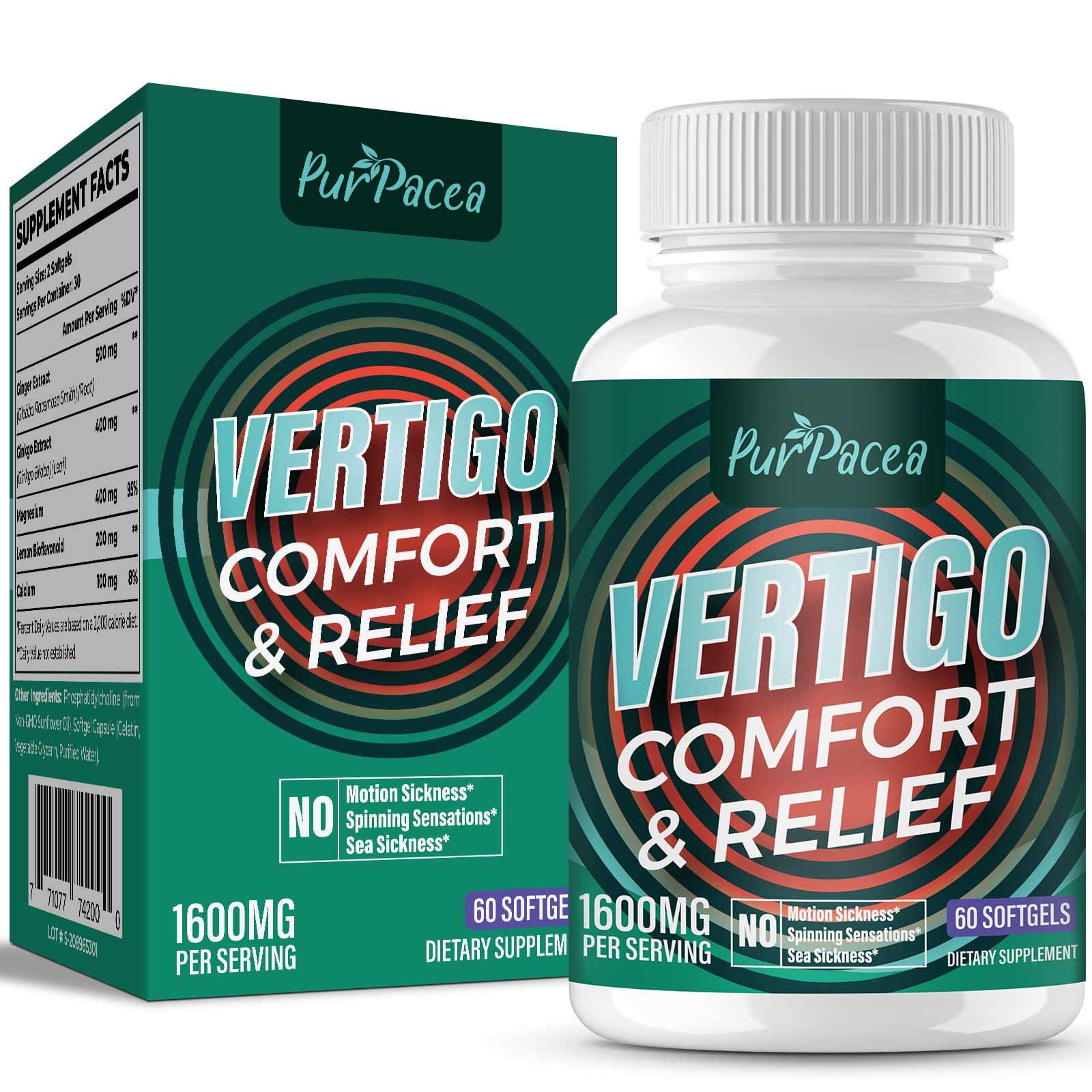 Amazon.com: Liposomal Vertigo Supplement 1600MG, Advanced Absorption ...
