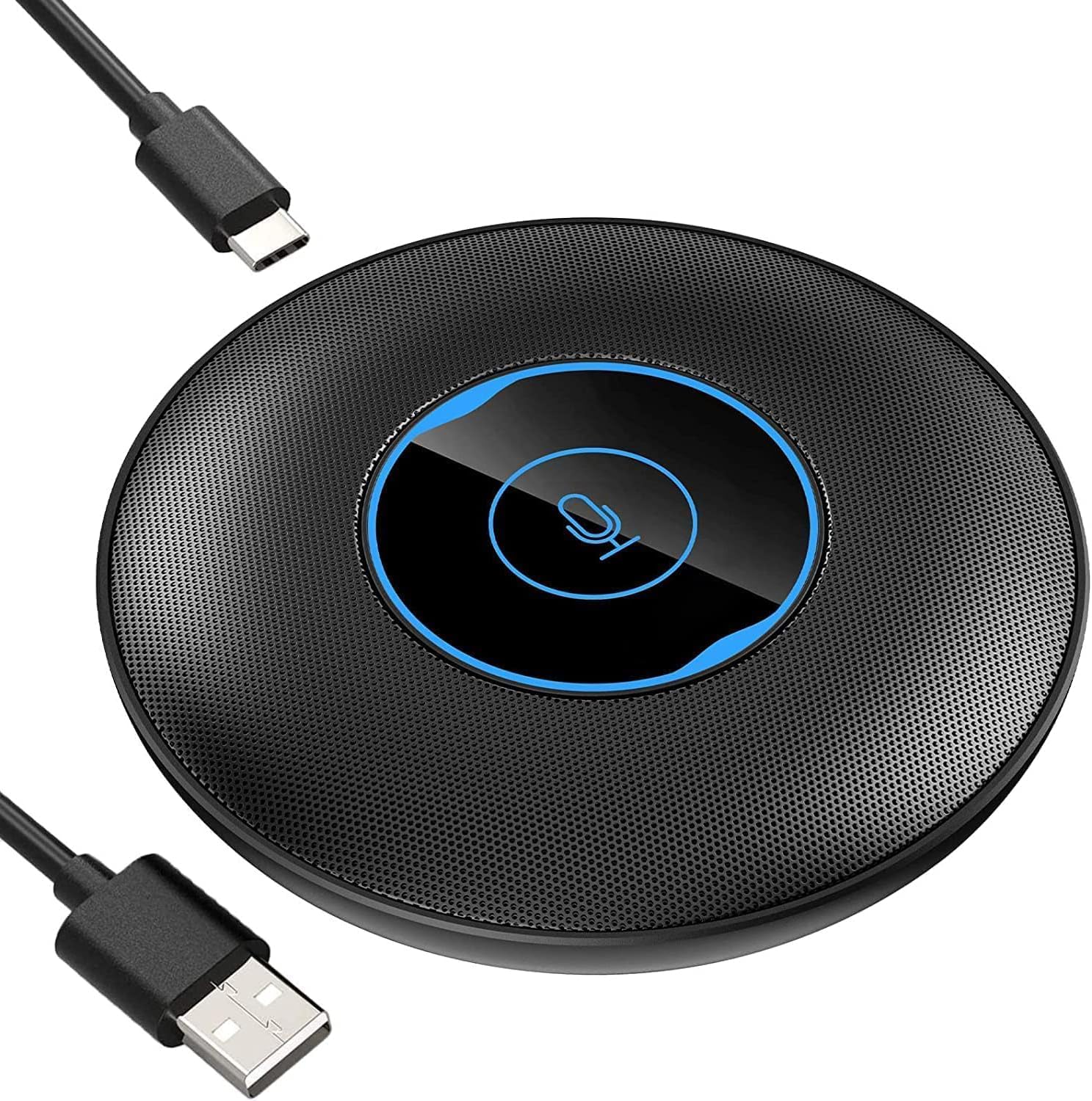 TERRIFI Conference USB Microphone, 360 degrees Omnidirectional Laptop ...