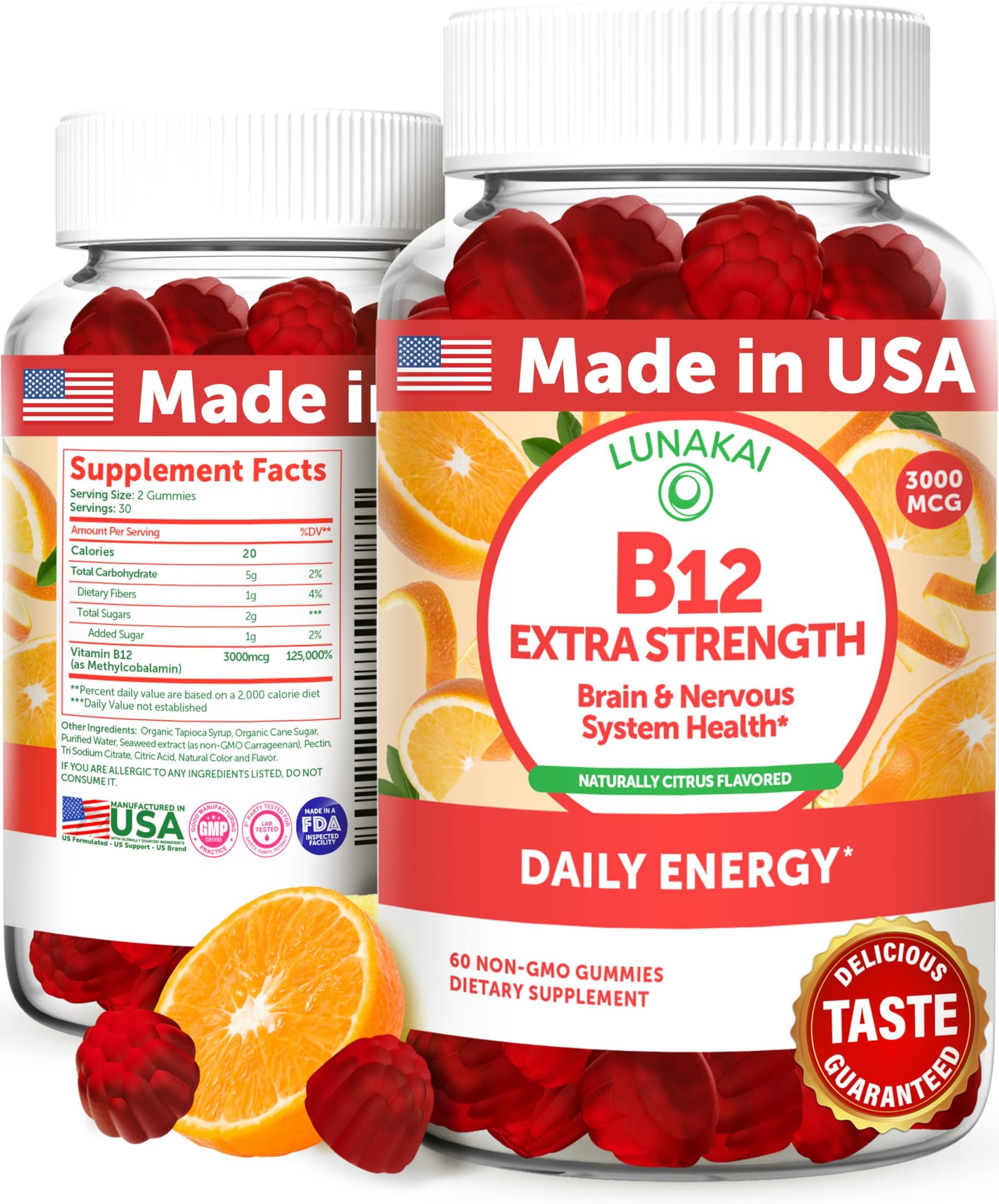 Amazon.com: Nature Made B12 Energy Gummies 80 Count (Pack of 2 ...