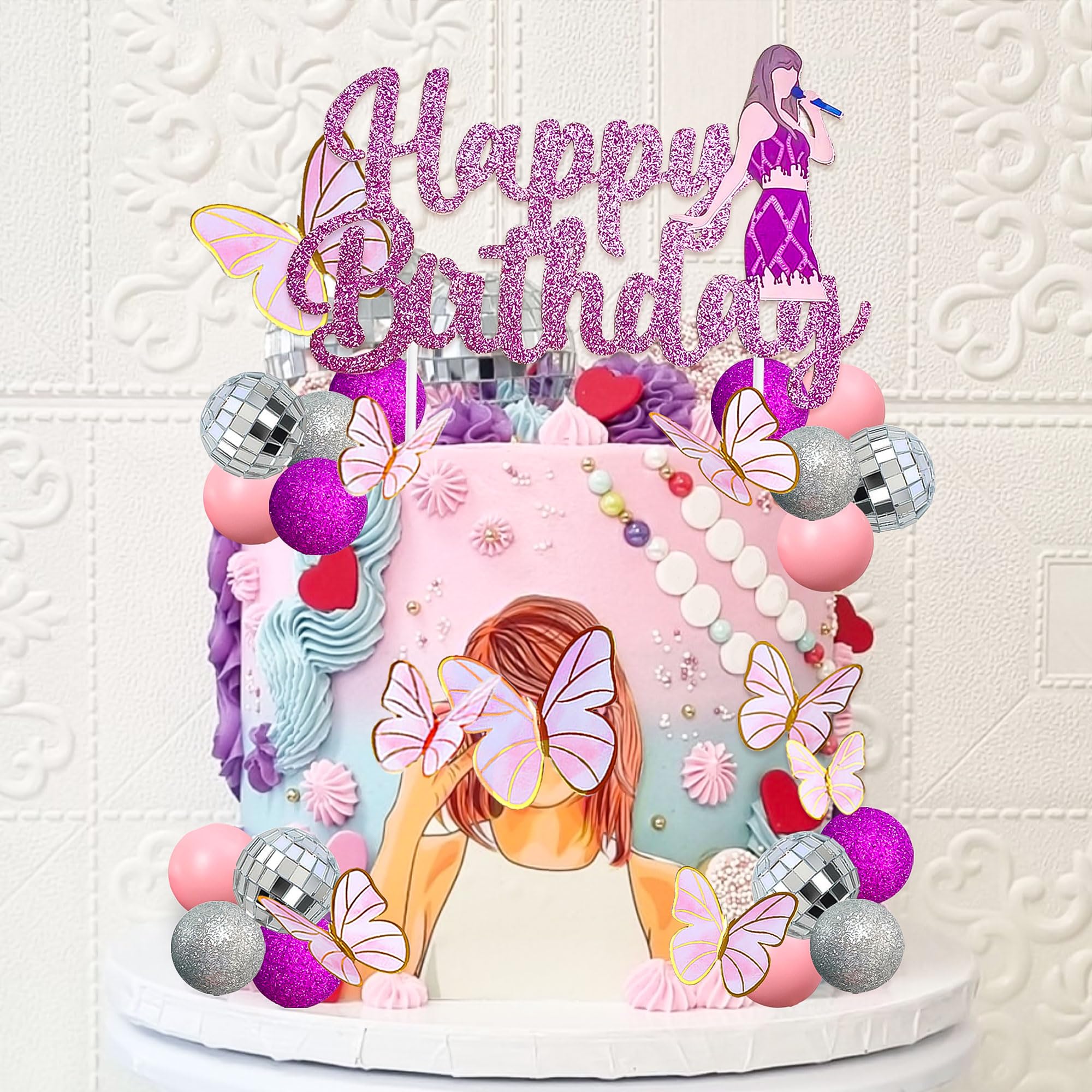 Snapklik.com : Singer Birthday Cake Decoration Party Decorations ...