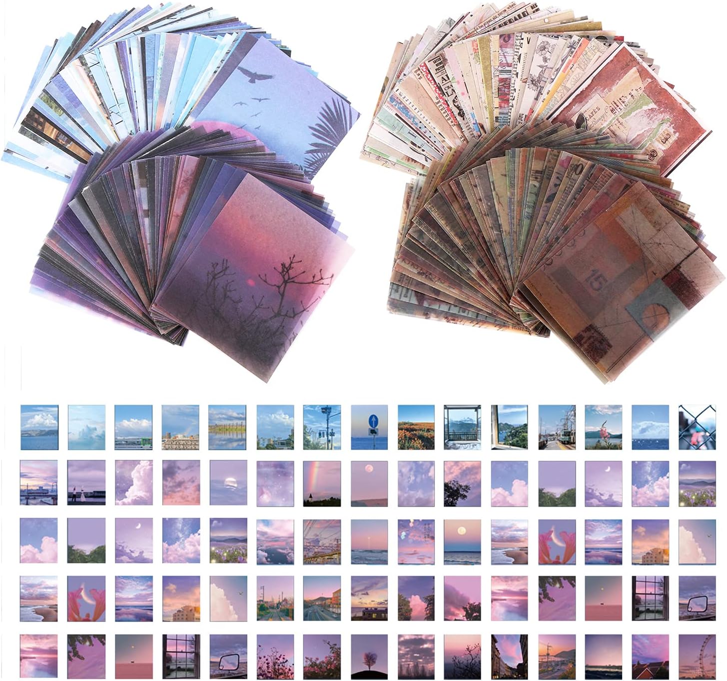 HASTHIP® Scrapbook Stickers for Journal, Cartoon Sticker Kit Cute Theme ...