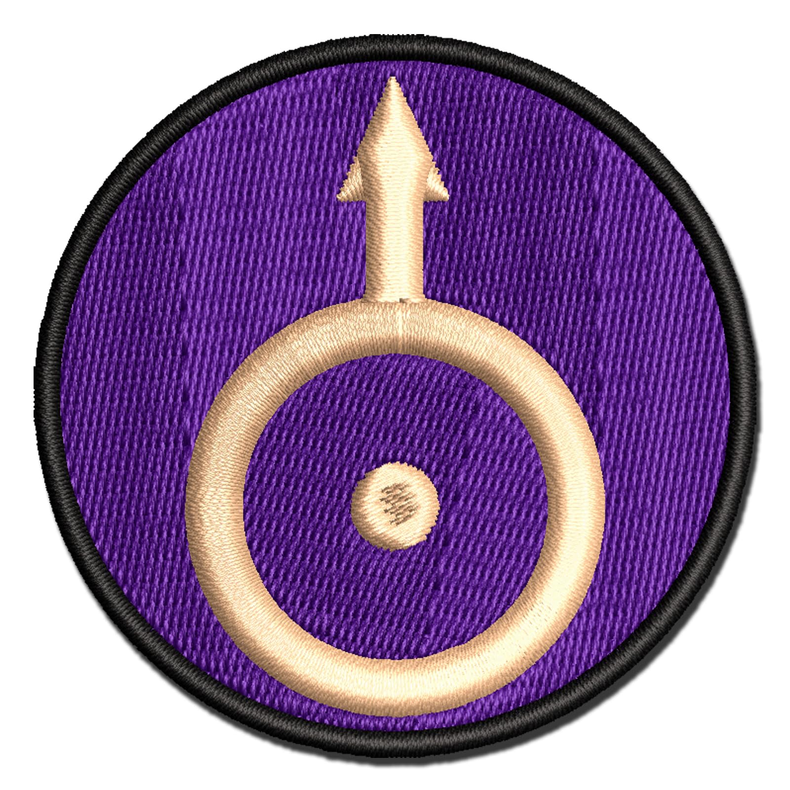 Uranus Planet Symbol On Flag