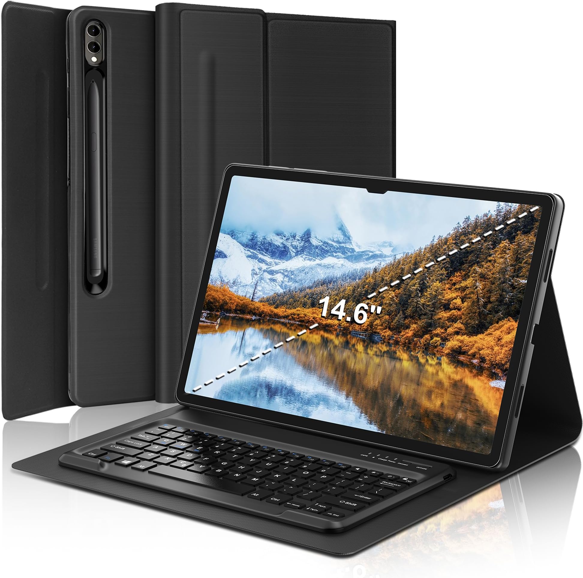 Amazon.com: Wineecy Touchpad Keyboard Case for Samsung Galaxy Tab S9 ...