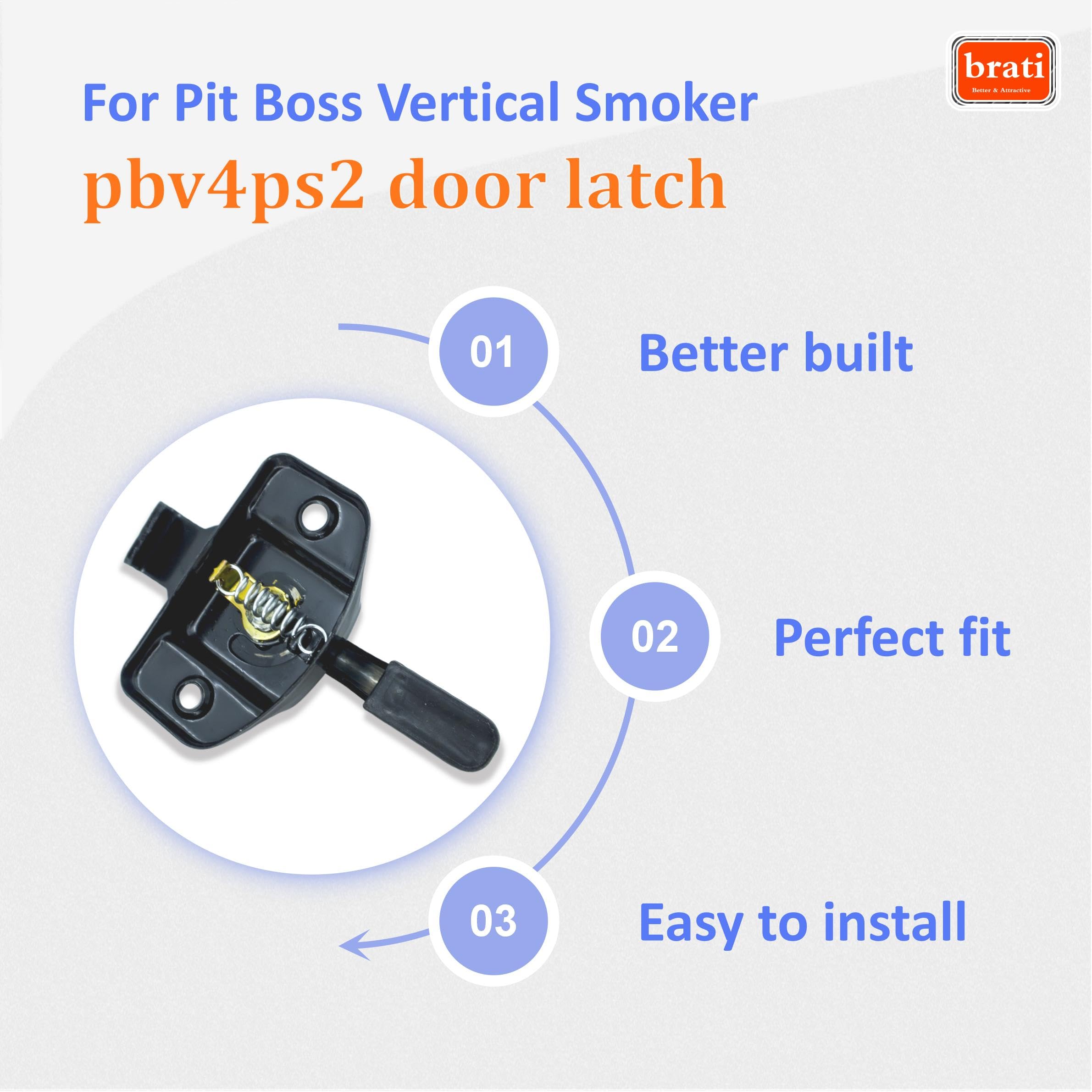 Snapklik.com : Brati Door Latch Kit 1077 Replacement For Pit Boss Pro ...