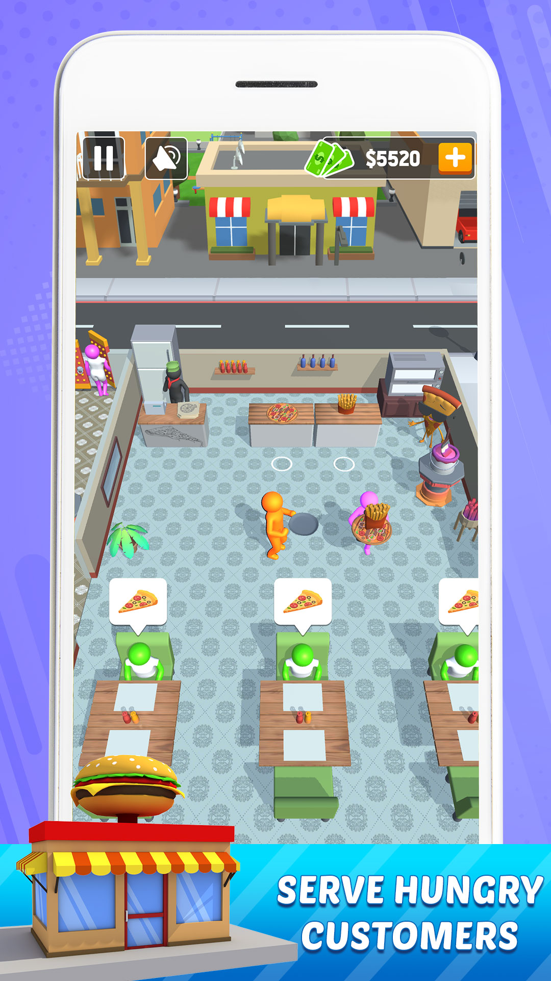 Dream City Restaurant Manager Food Restaurant Game Idle Clicker - 3D ...