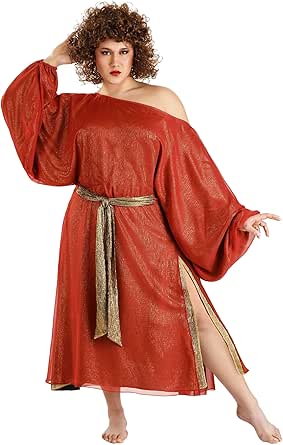 Amazon.com: Ghostbusters Adult's Plus Size Zuul Costume | Red Dress ...