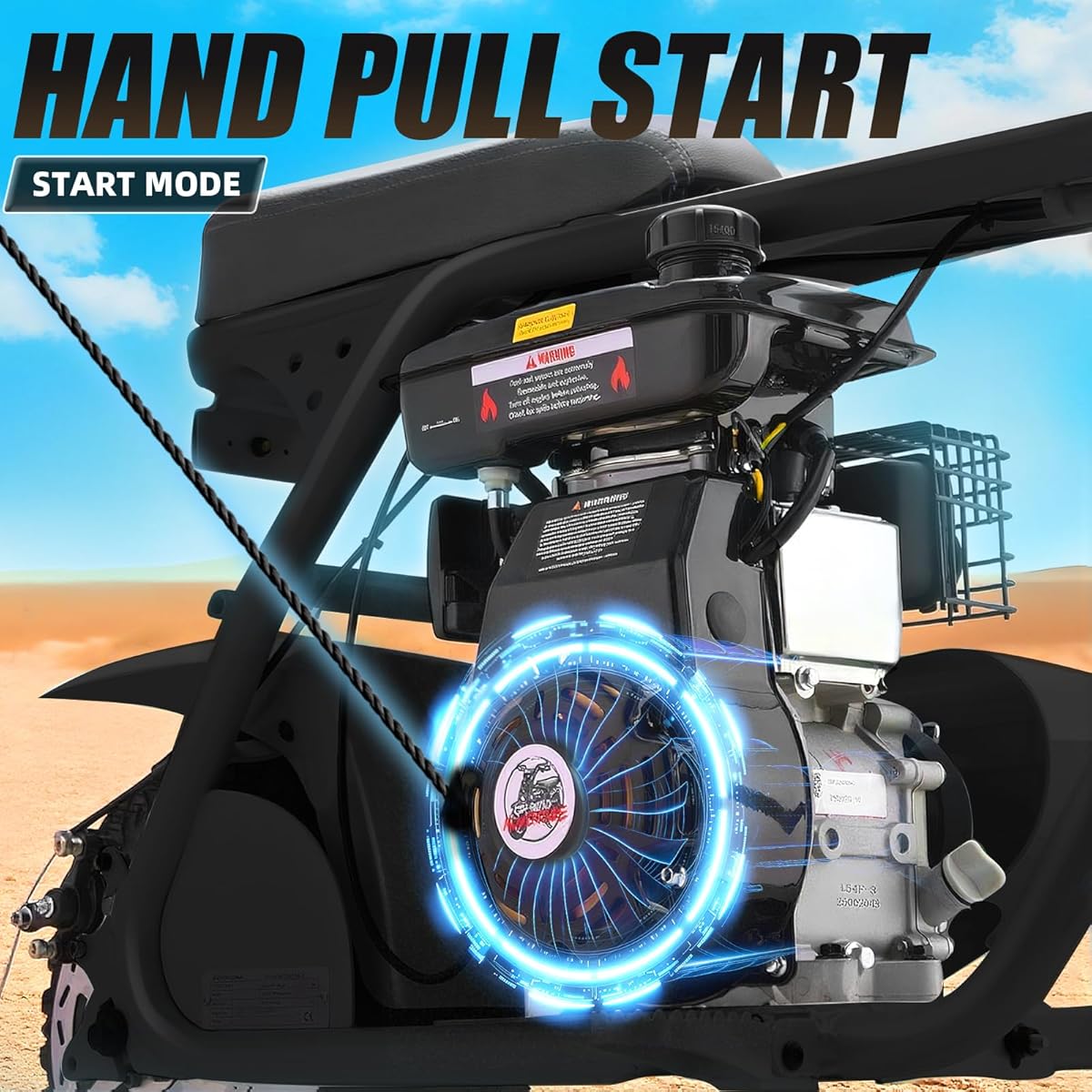 $14/mo - Finance Mini Bike, Gas Dirt Bike, Minibike, Gas Powered Mini Bikes for Adults, 99cc-4 ...