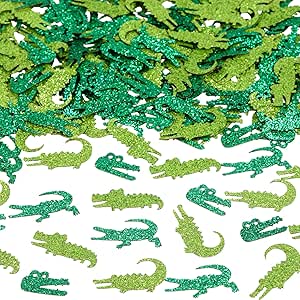 Amazon.com: 200Pcs Alligator Birthday Party Supplies Paper Confetti for ...