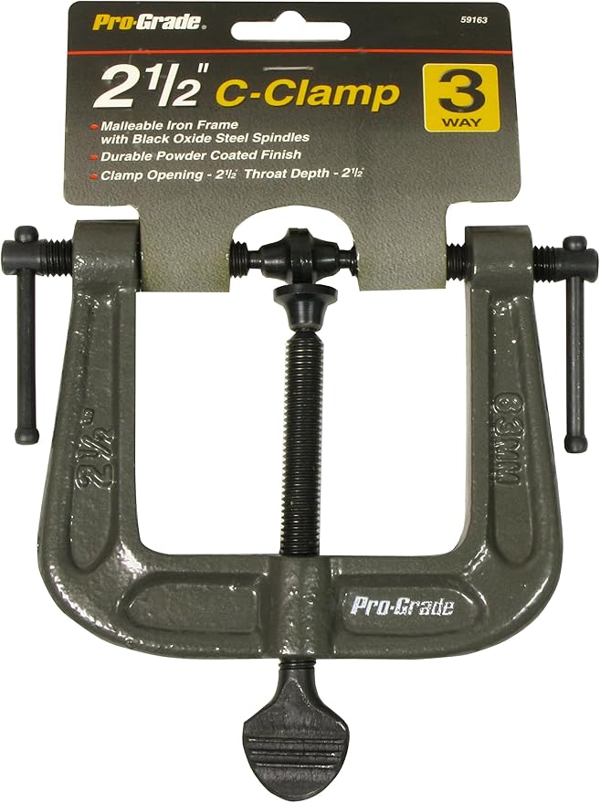 PRO-GRADE 2-1/2" 3-WAY C-CLAMP - Amazon.com