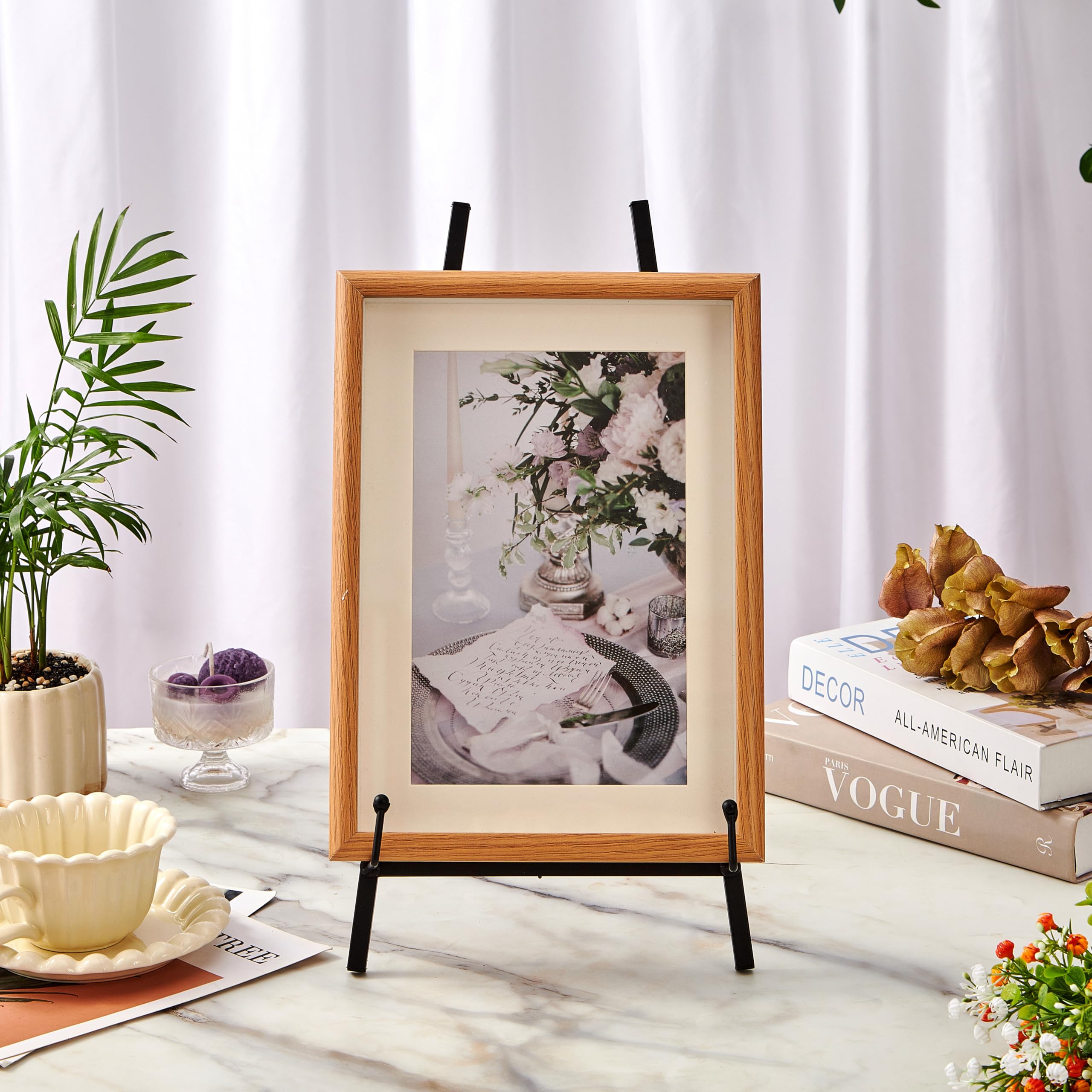 Snapklik.com : Denique Metal Easel Stand 16.5" H X 8.7" W X 4.3" D ...