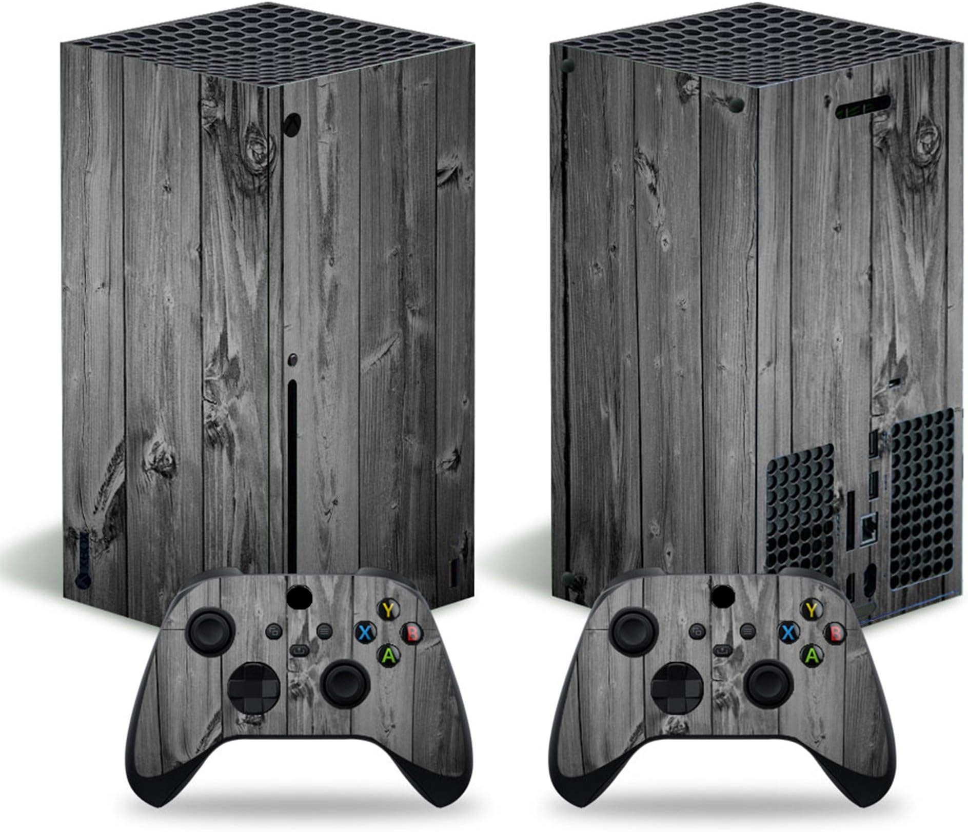 Amazon.com: MIGHTY SKINS Skin Compatible with Xbox Series X - Gray Wood ...