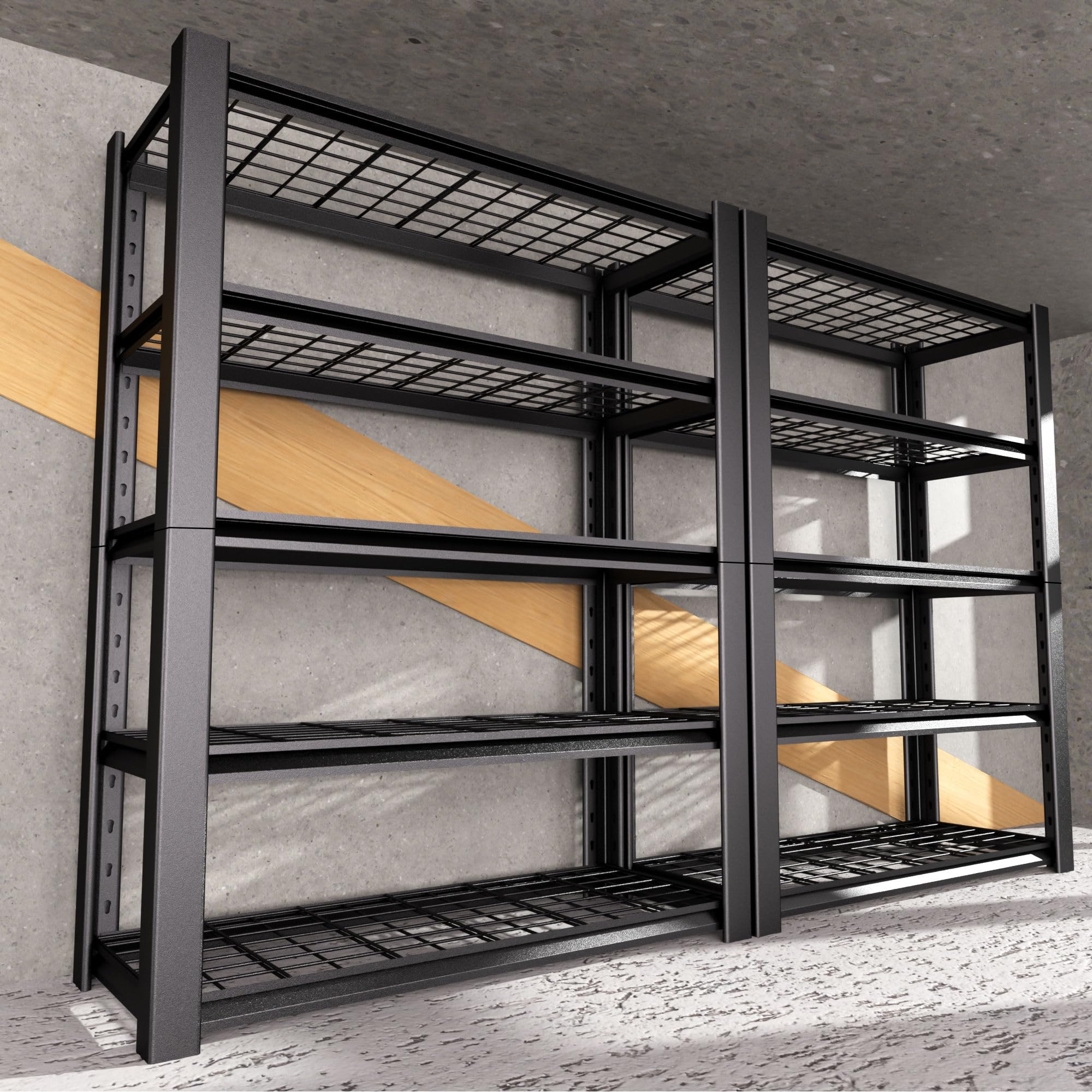 Dewalt Tstak WOZBUD 76.6\" H Heavy Duty Garage Shelving Unit, 60\" W ...