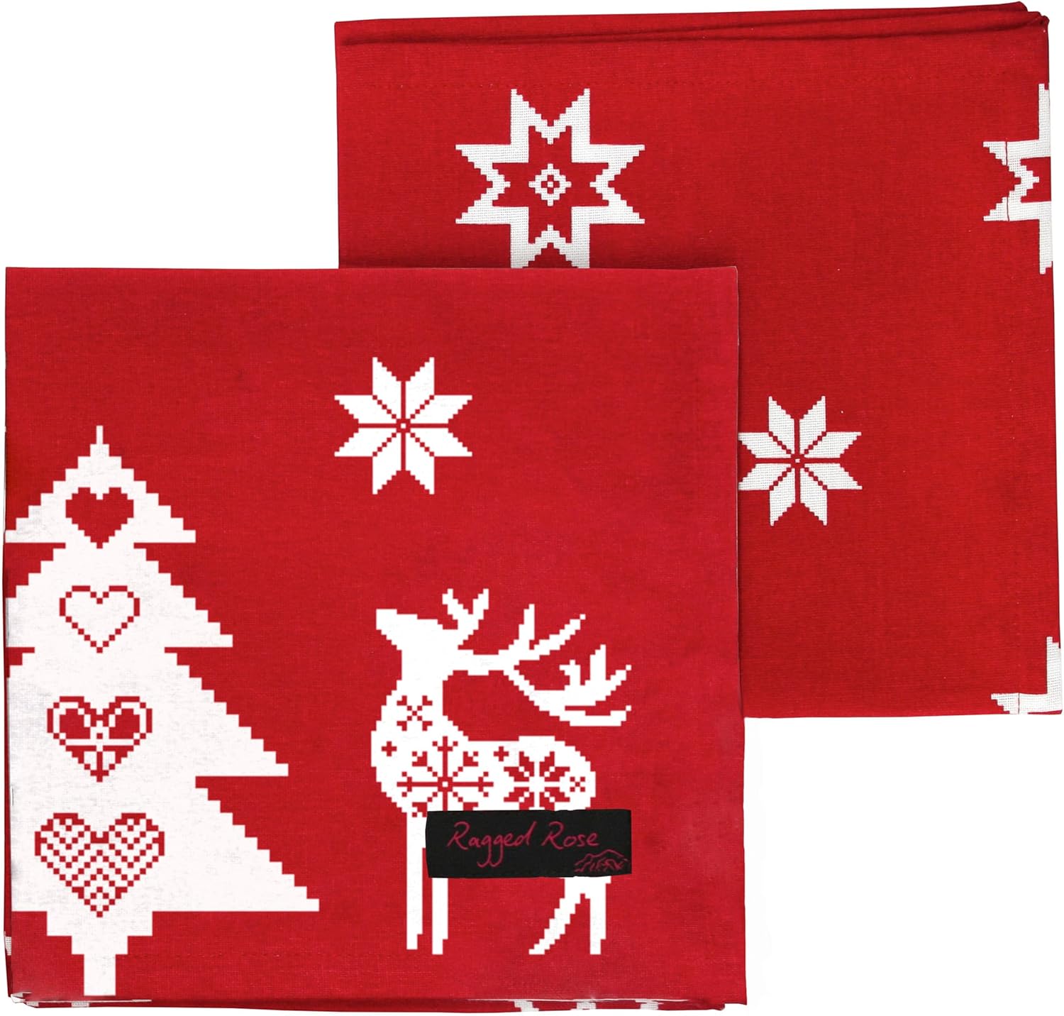 Christmas Napkin - Cotton Napkins for Christmas-Themed Dining Table ...
