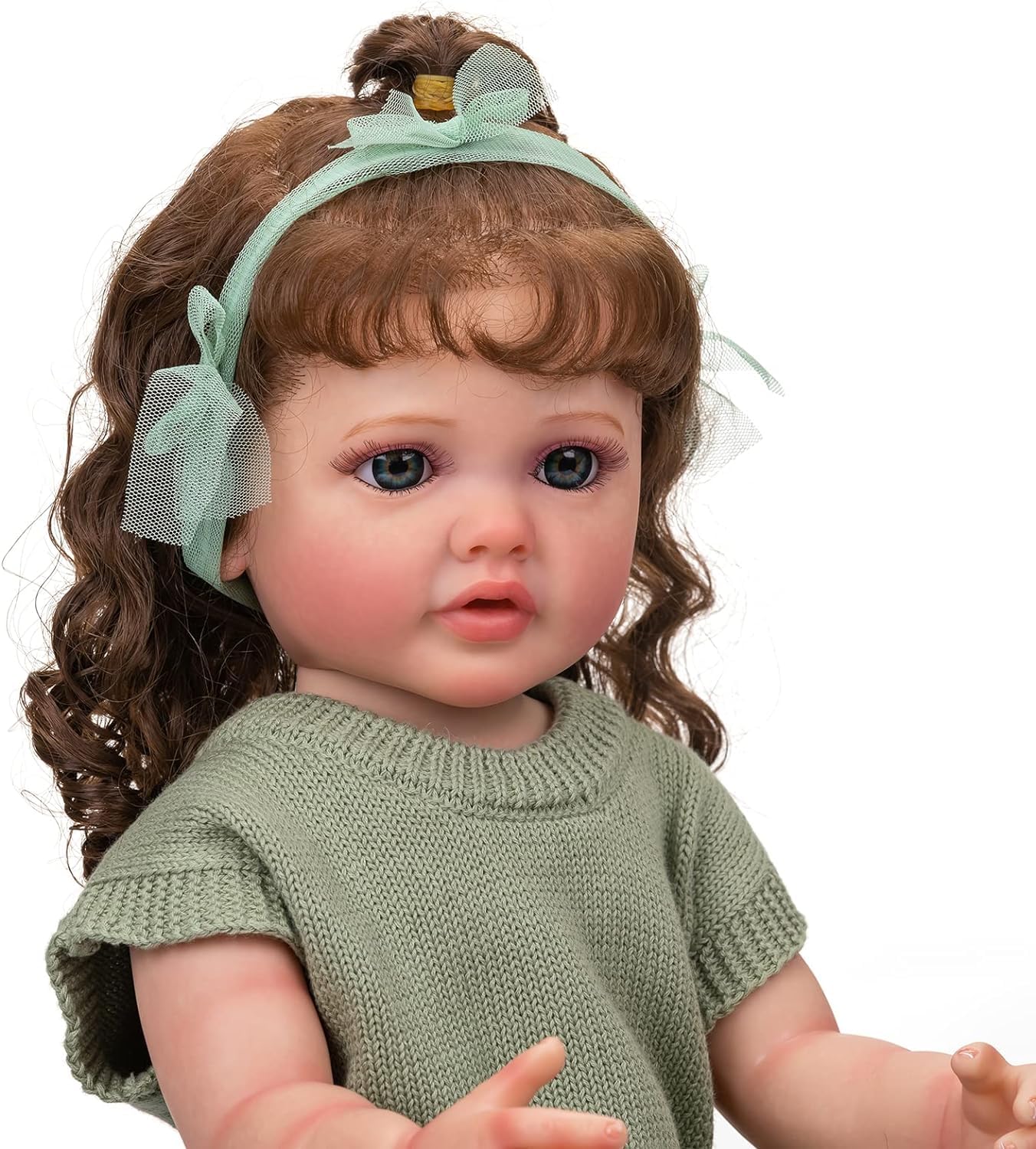 Amazon.com: SHUYU 22" Rebirth Doll Realistic Baby Companion Doll : Toys ...