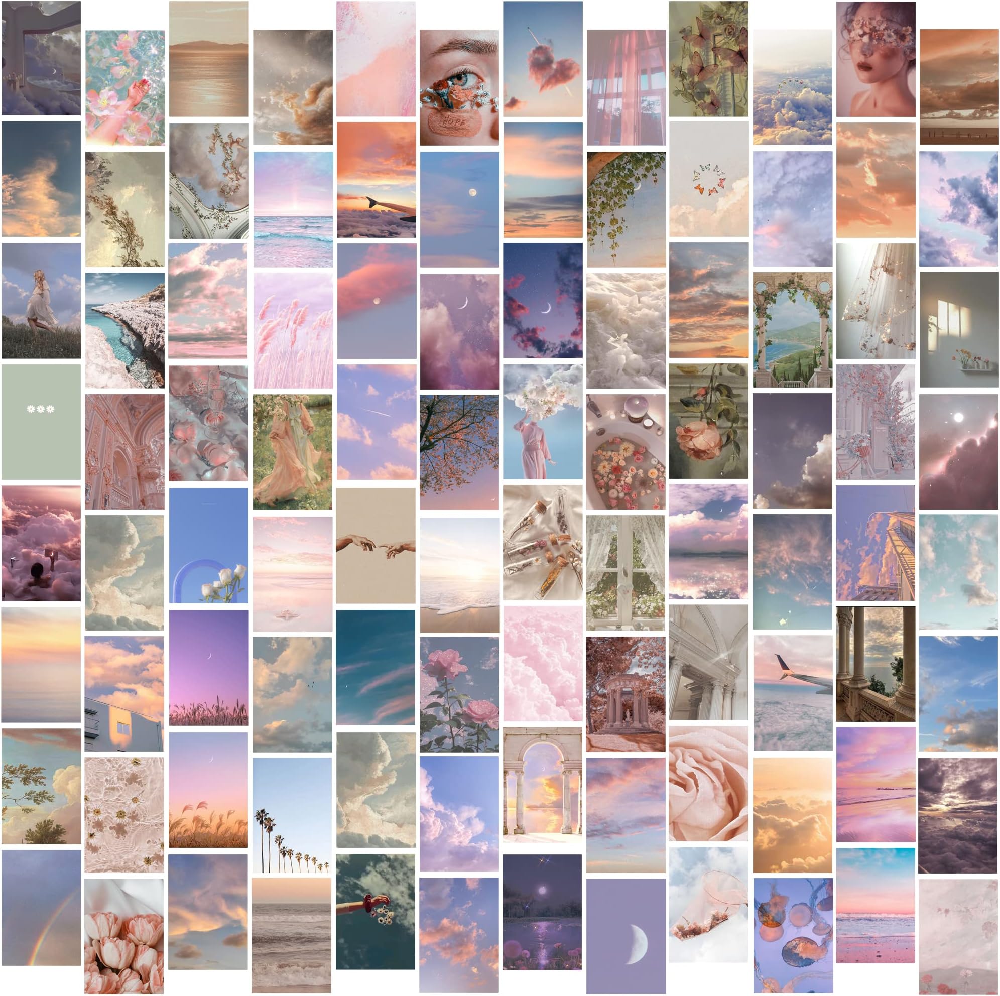 Inflyers Store Posters For Room Decoration – 100pcs – Dreamy Hues Wall ...