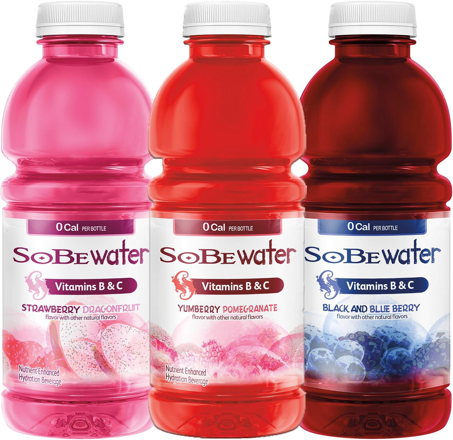 Amazon.com: Sobe Water Variety Pack, 3 Flavor Variety Pack, 20 Fl Oz ...