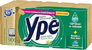 Ypê Sabão em Barra Aloe Vera 900g - 5 unidades de 180g | Amazon.com.br