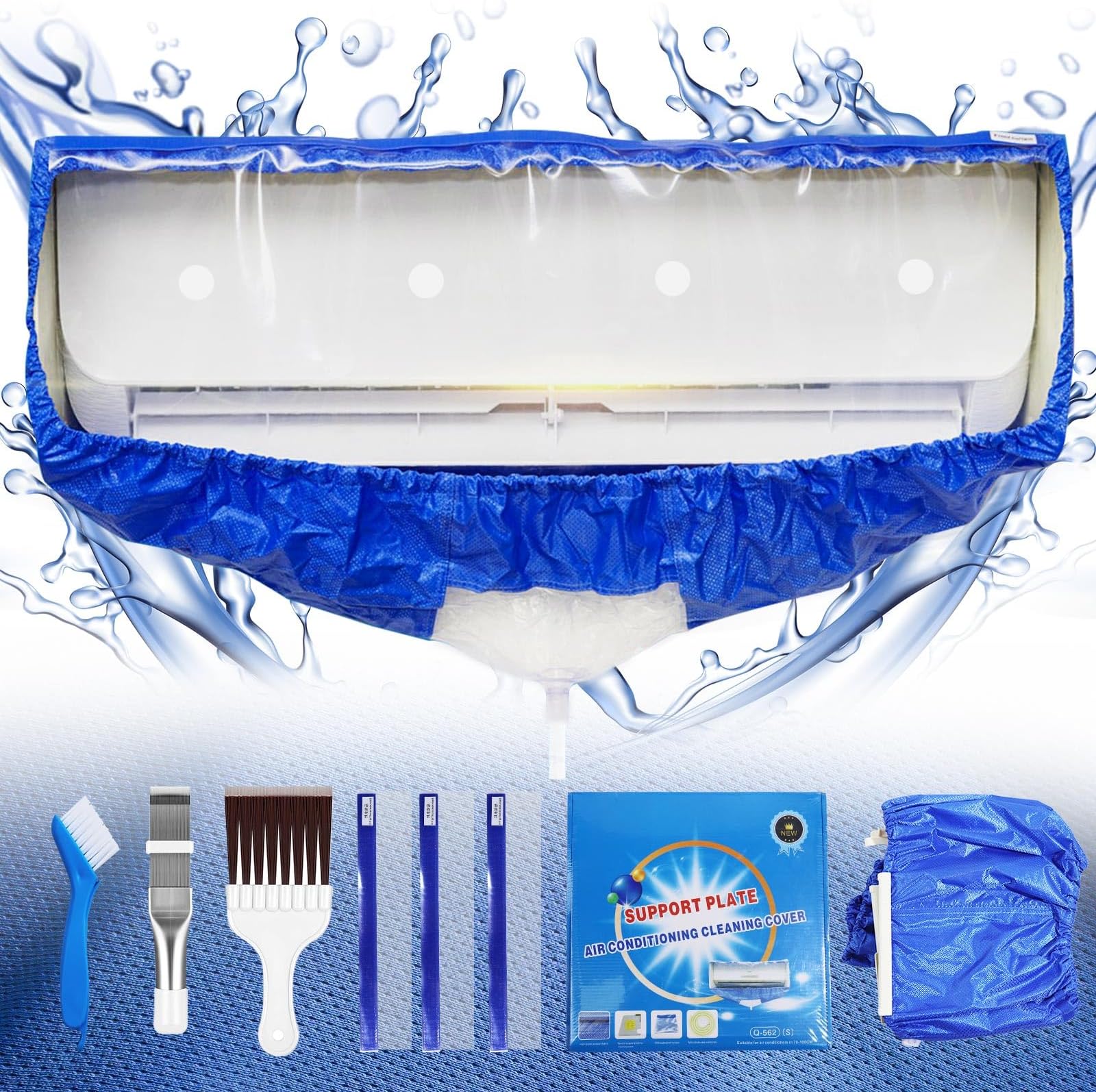 Amazon.com: PAREKS Split Air Conditioner Cleaning Cover Kit | Air ...