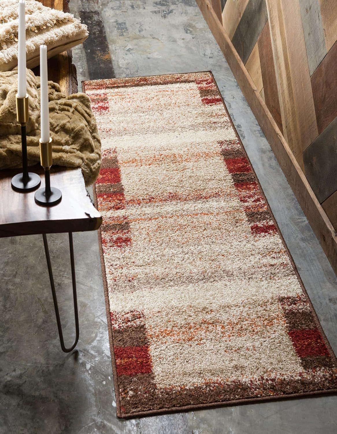 Amazon.com: Unique Loom Autumn Collection Casual Warm Toned ...