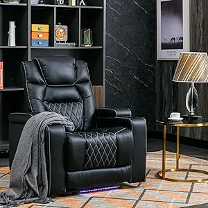 Amazon.com: IOMOR Power Recliner Chair Electric Home Theater Seating ...