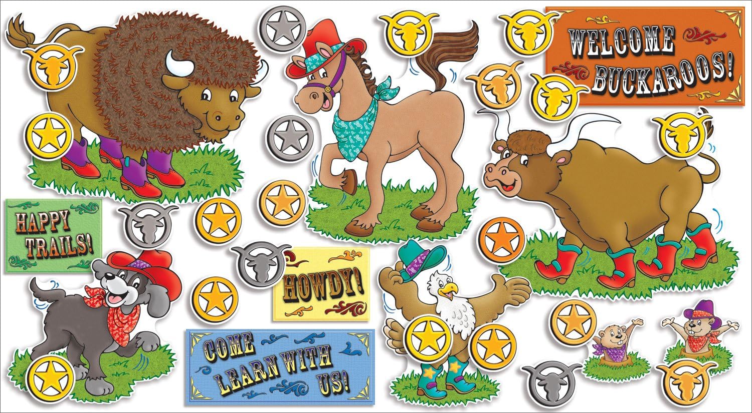 Wild West Ranch Bulletin Board : Scholastic Inc.: Amazon.ca: Office ...