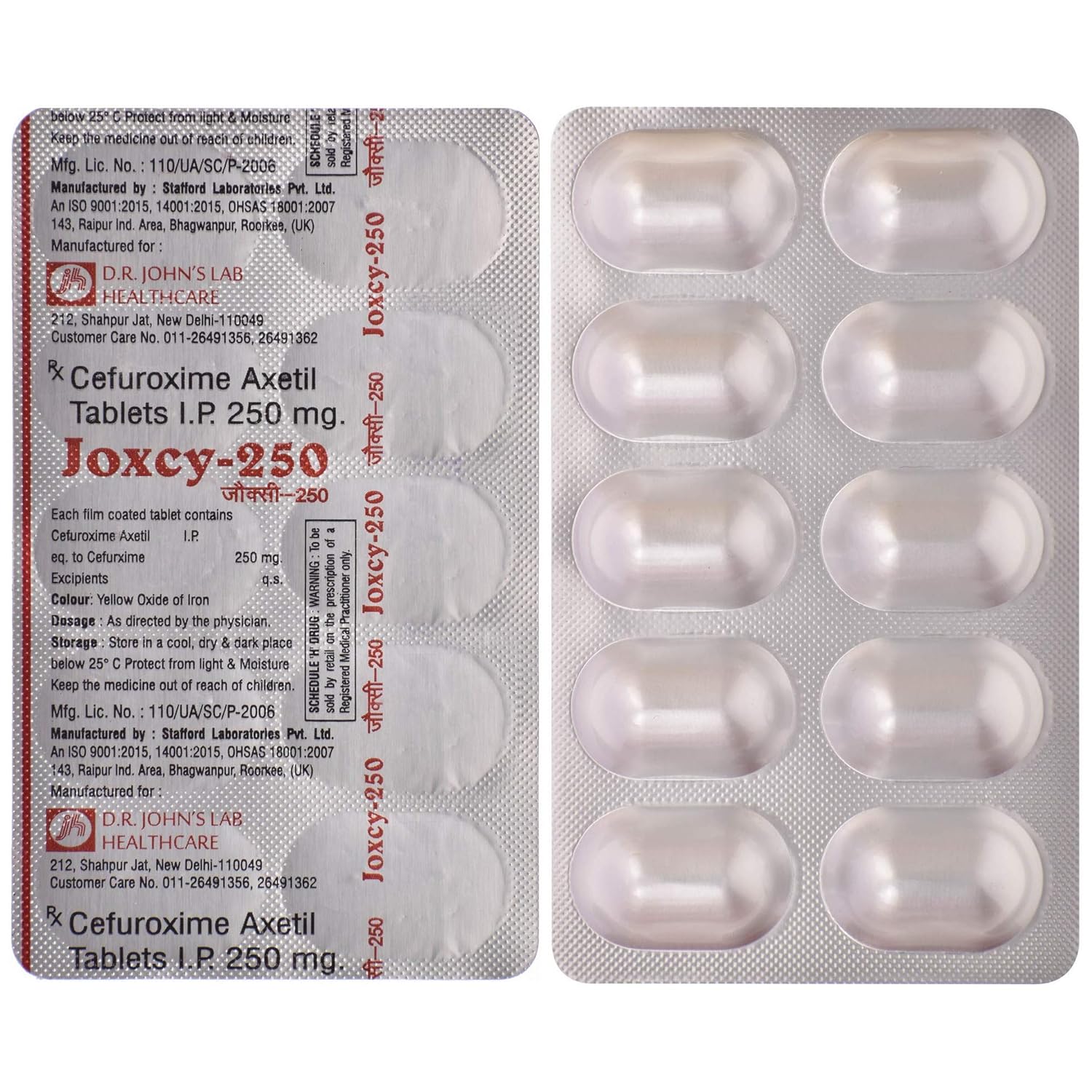 Joxcy-250 - Strip of 10 Tablets : Amazon.in: Health & Personal Care
