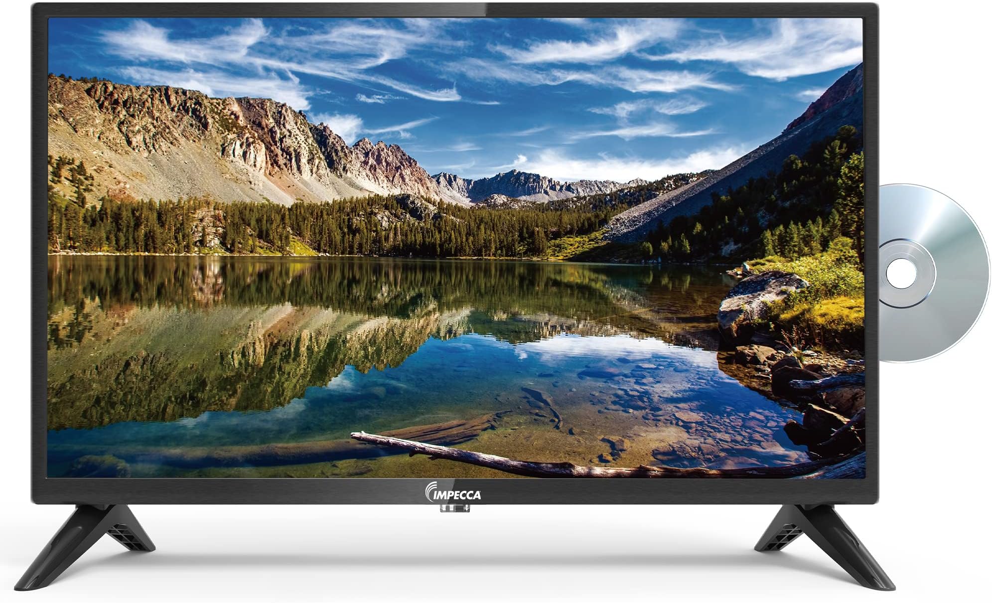 Impecca 24 Inch TV with DVD Player Built in,720p LED HD Backlight, TV ...