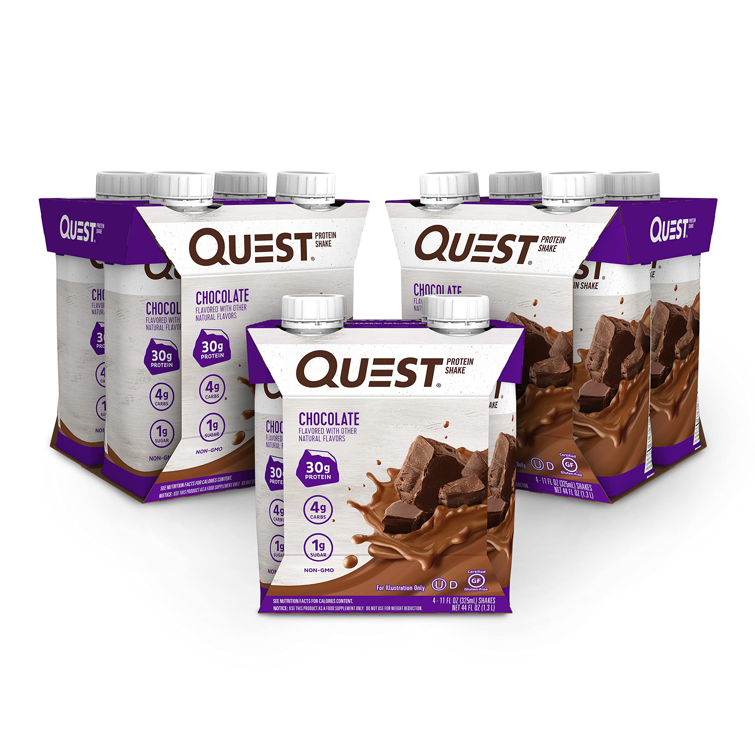 Snapklik.com : Quest Nutrition Ready To Drink Chocolate Protein Shake