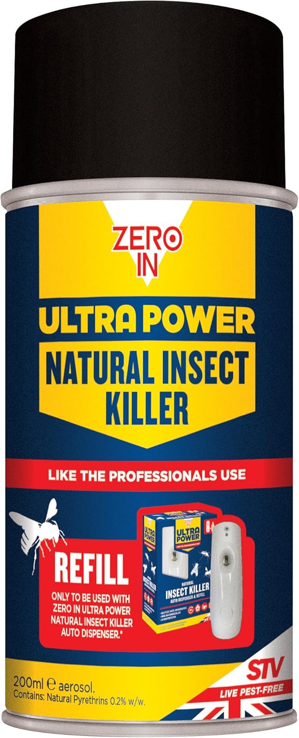 Zero In ZER564 300 ml Ultra Power Flying Insect Killer Auto Dispenser ...