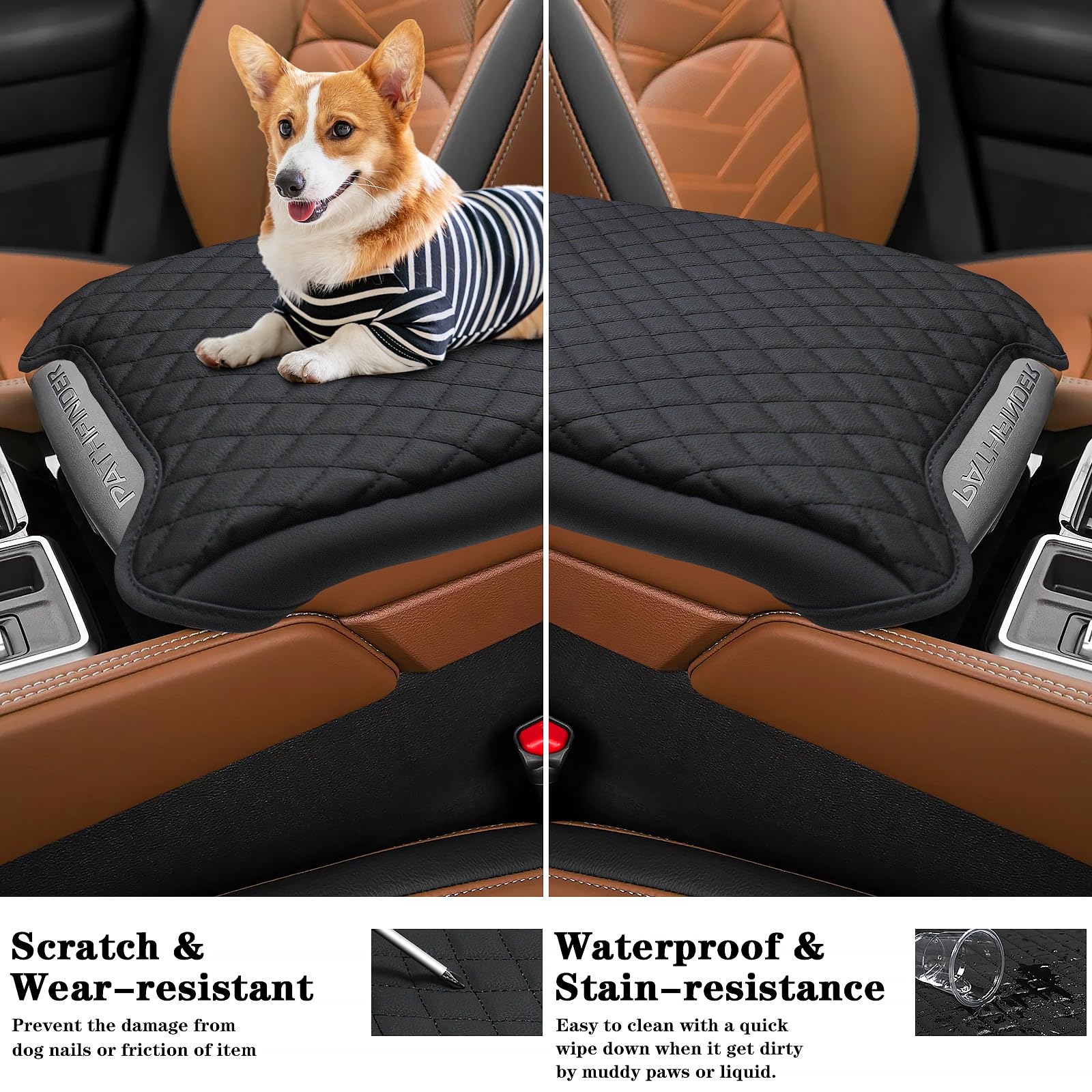 Snapklik.com : Center Console Cover For Nissan Pathfinder 2022 2023 ...