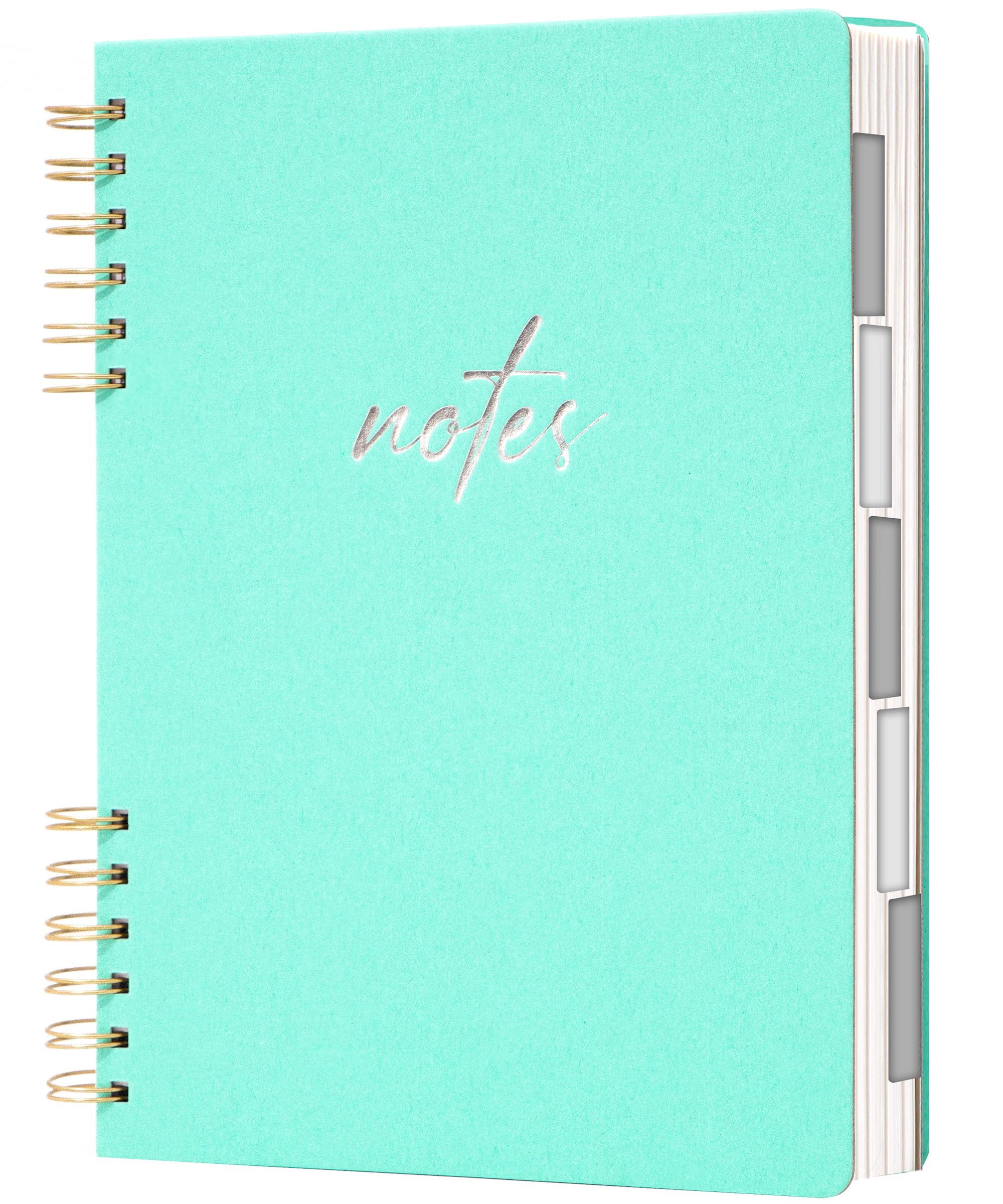 Amazon.com : Yoment Spiral Notebook with Tabs 8"x10" Hardcover Spiral ...