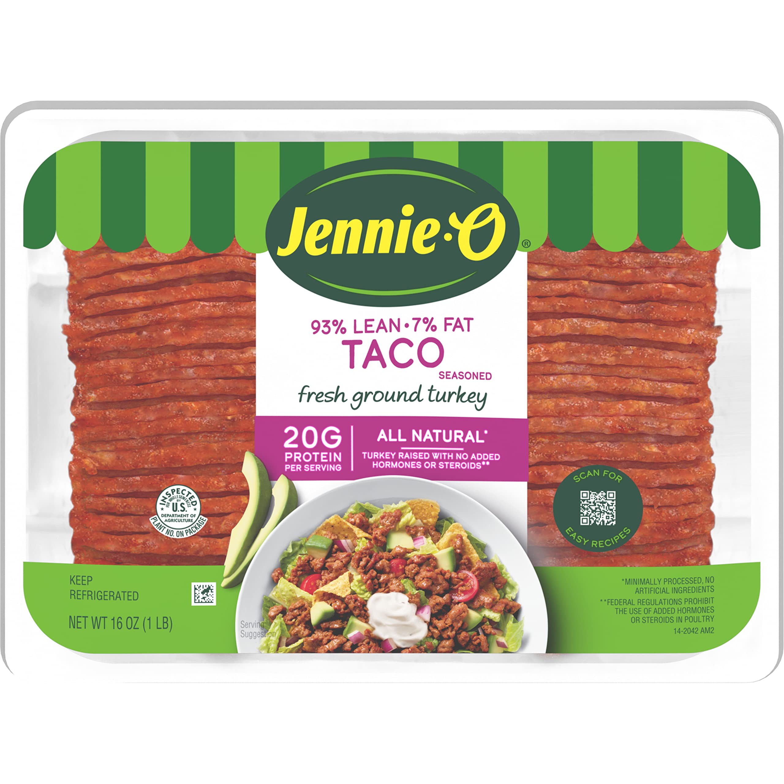 Jennie O Extra Lean Ground Turkey Nutrition