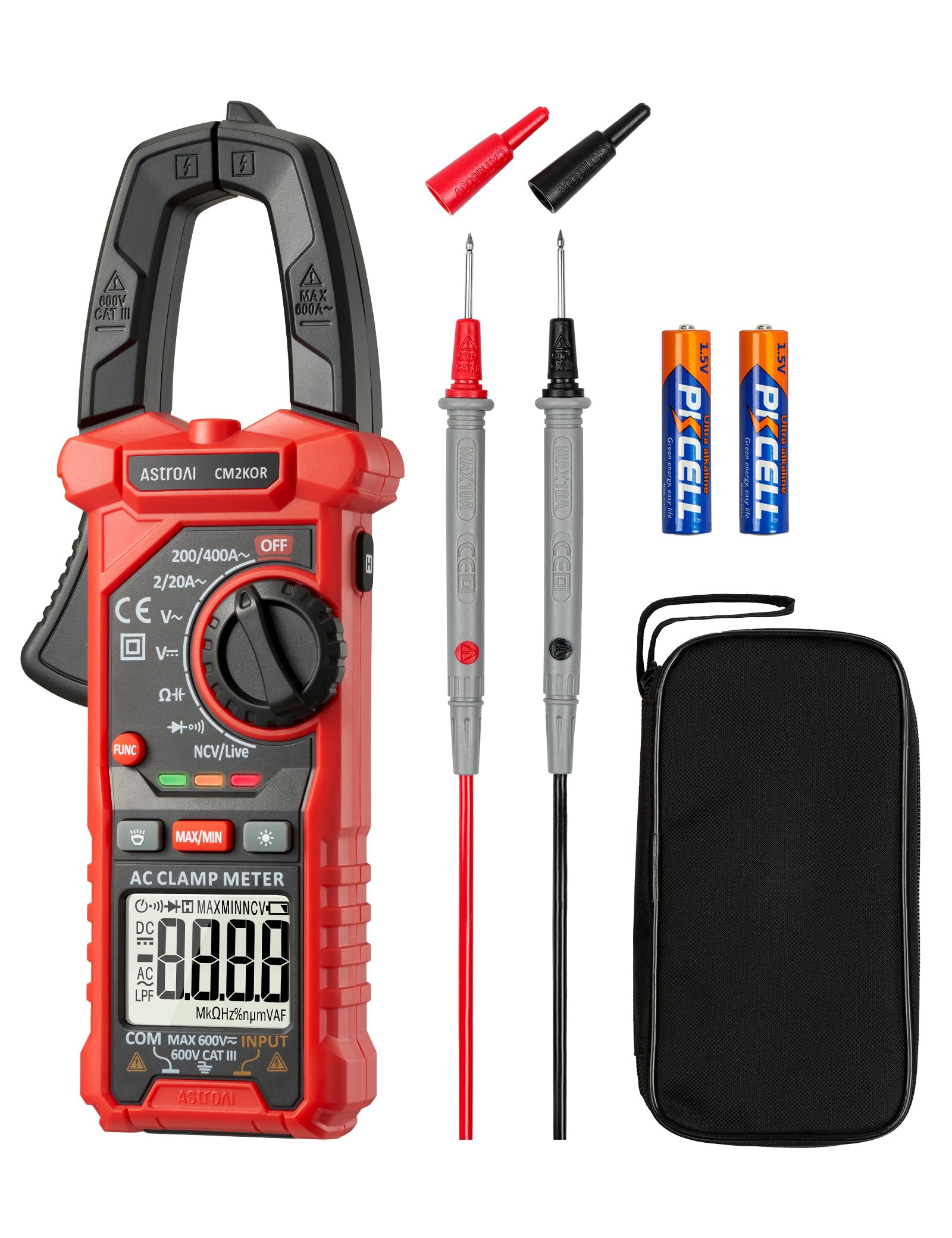 Amazon.com: AstroAI TRMS 6000 Counts Multimeter with Large Backlit ...