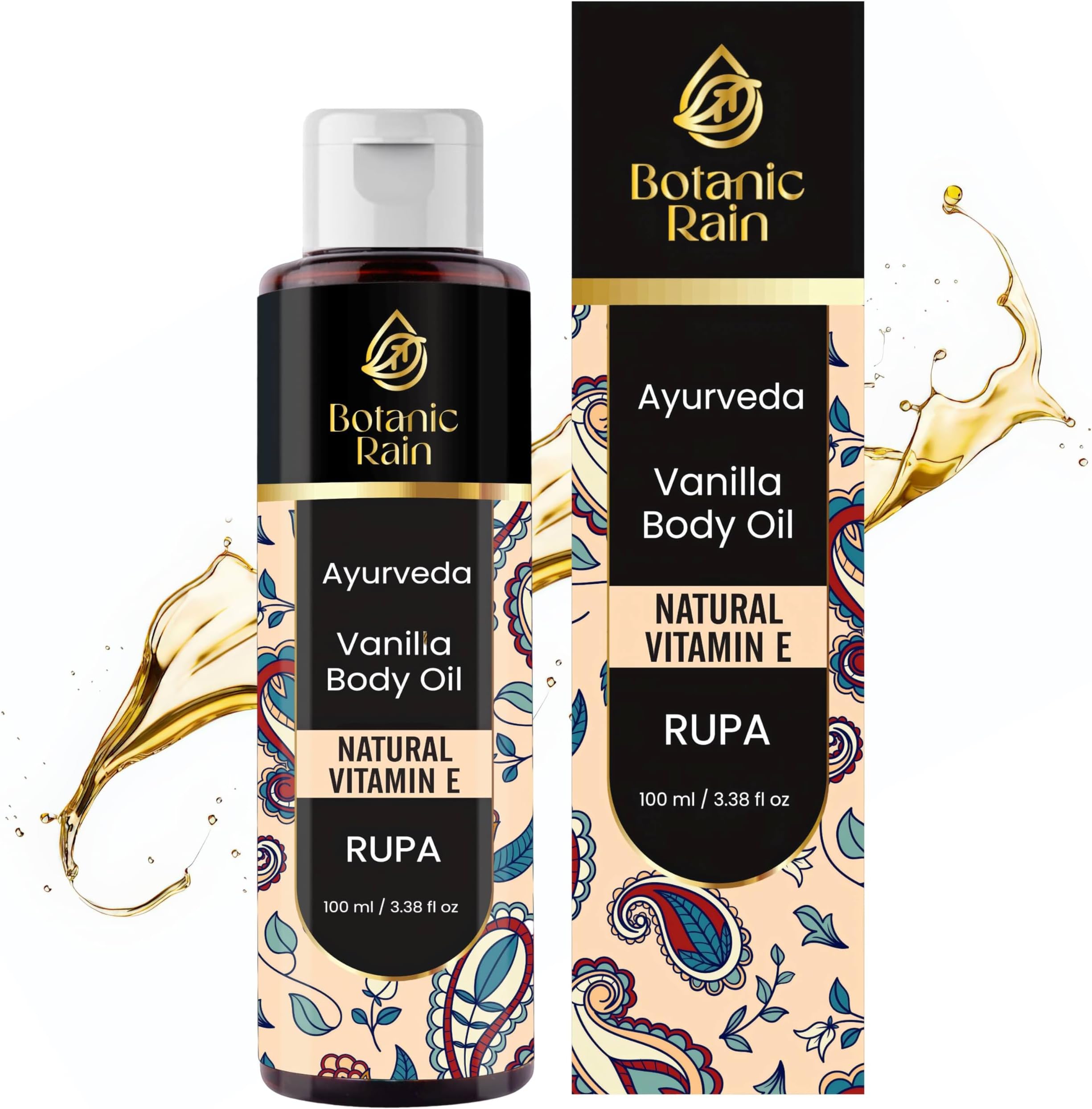 Amazon.com : 3 Pack Vanilla Body Oil Scented, Body Oils for Women Body ...