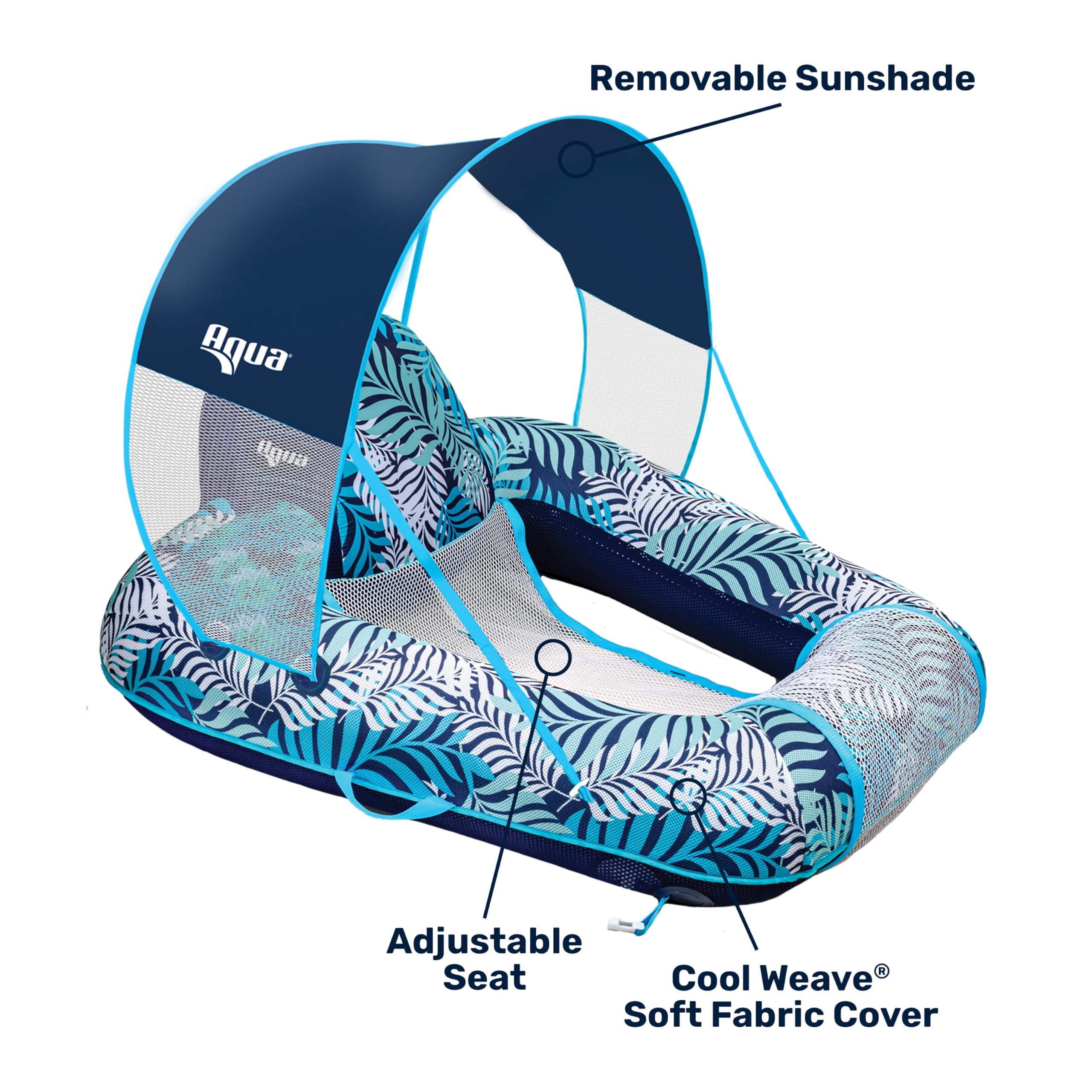 Snapklik.com : New Aqua Zero Gravity Pool Chair Float