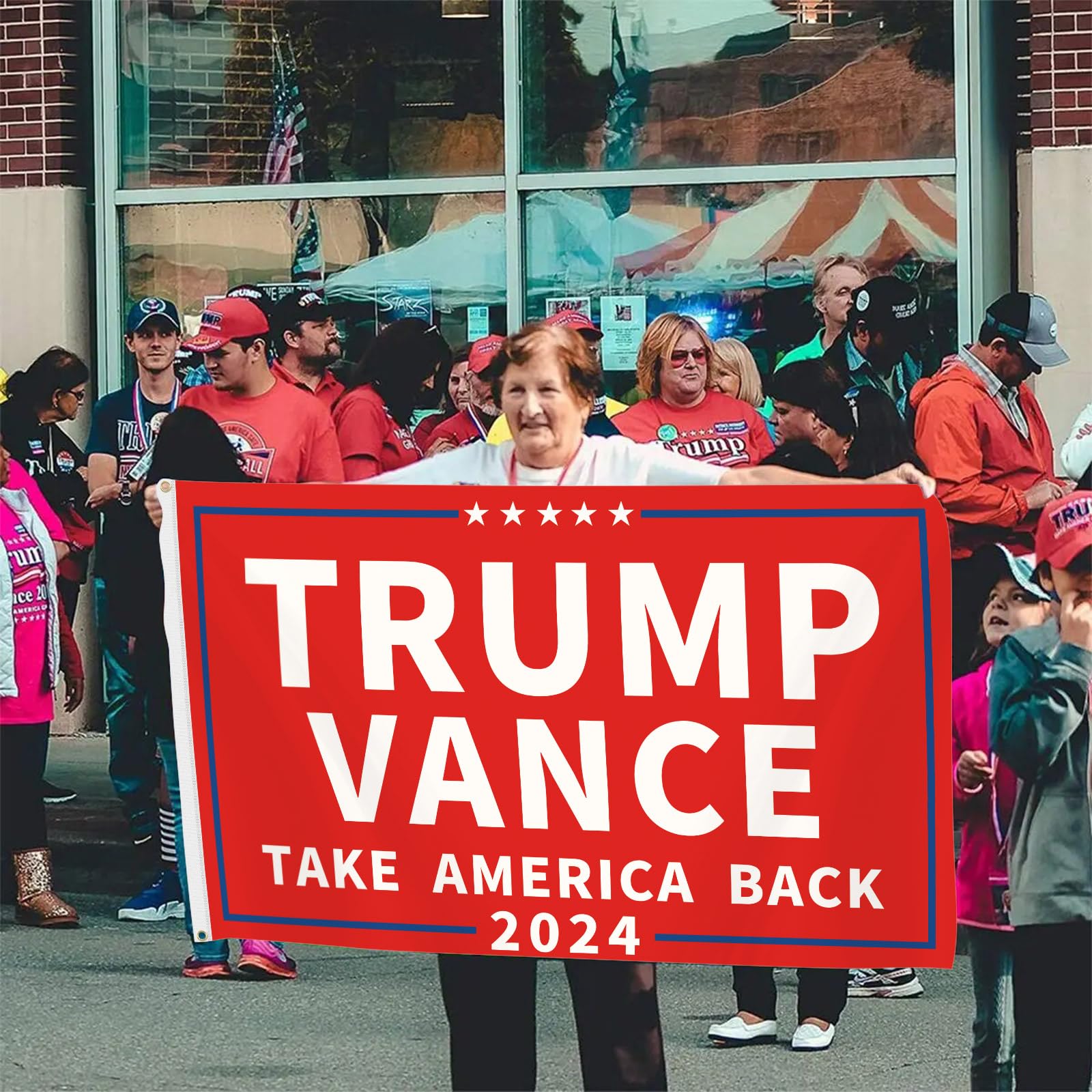 Snapklik.com : Probsin Trump Vance 2024 Flag 3x5 Ft Double Sided Trump ...