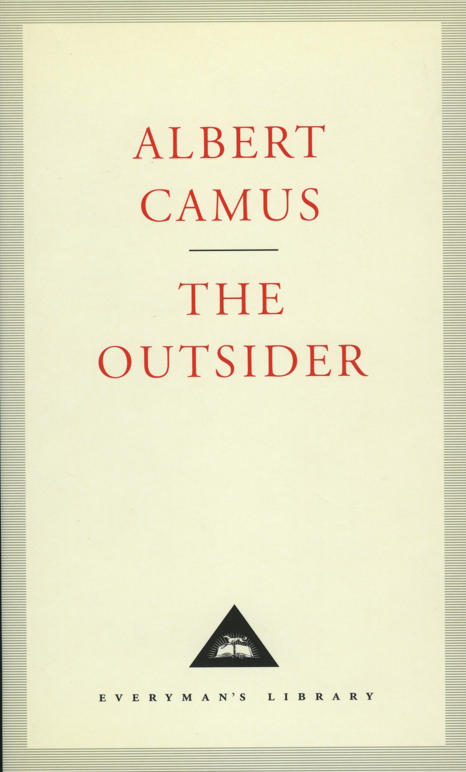 The Outsider (Everyman's Library CLASSICS): Amazon.co.uk: Camus, Albert ...