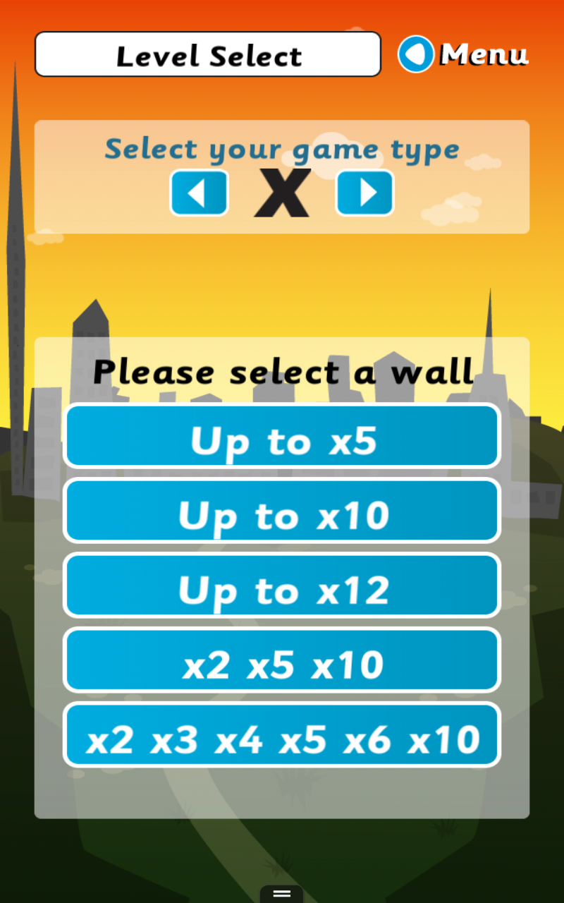 Wipeout Wall (x & ÷) - App on Amazon Appstore
